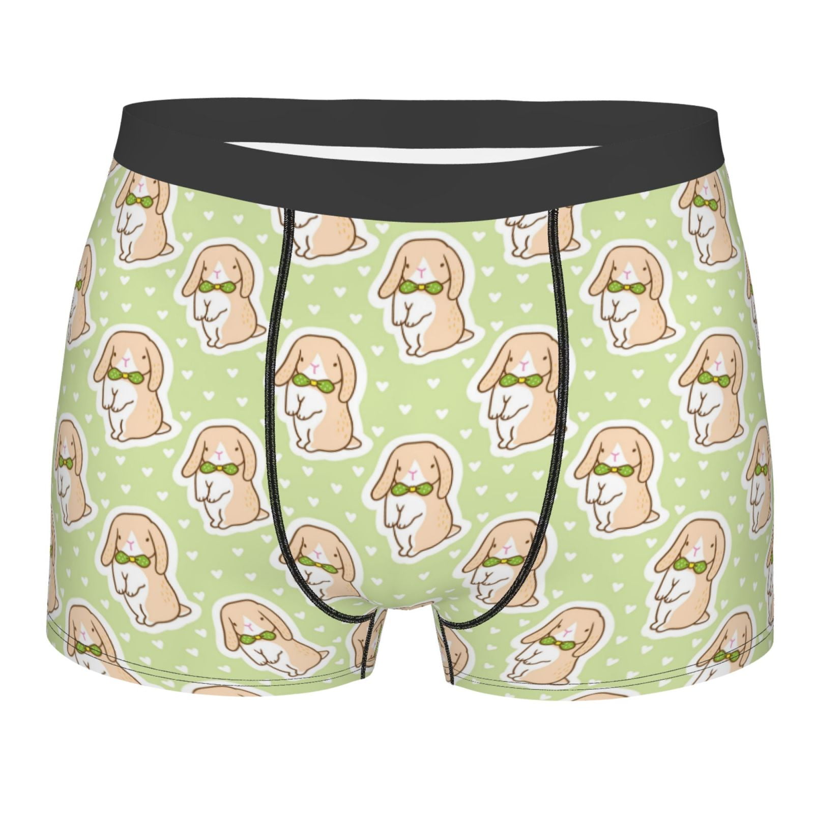 Naloa Rabbit With Tie Print Mens Underwear - Boxers for Men, Classic ...