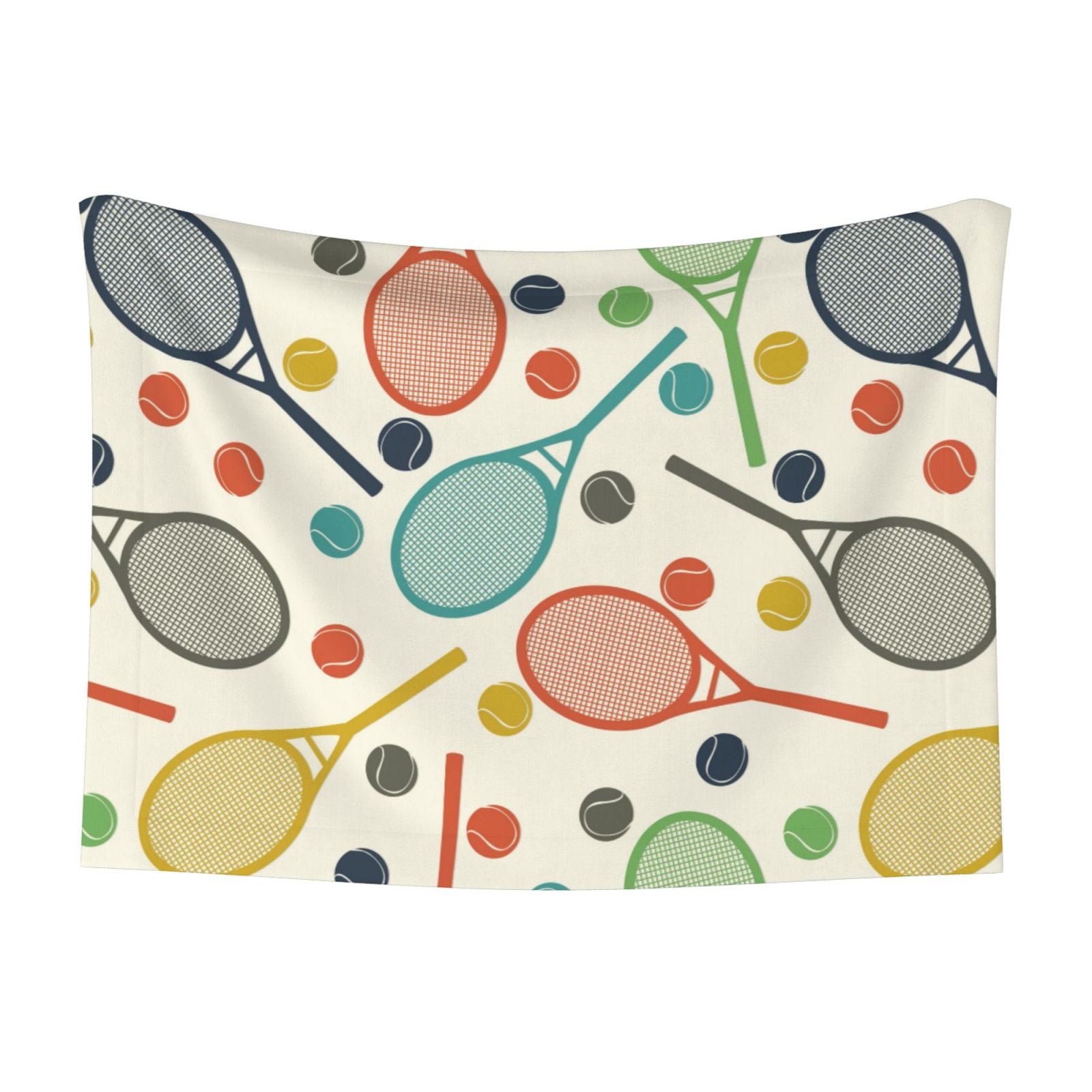 Naloa Racket and Tennis Ball Dog Blanket, 3 Sizes Cat Blanket for ...