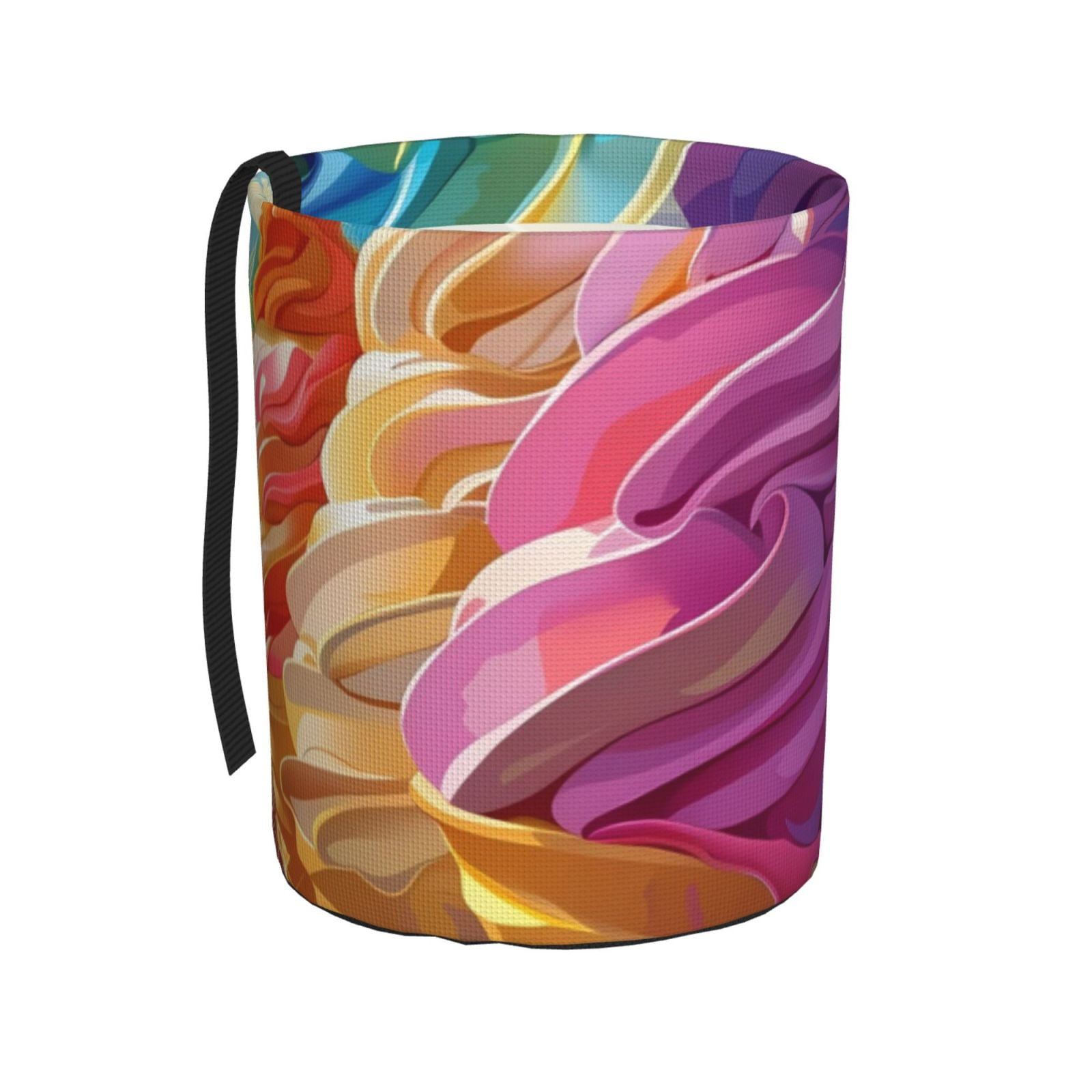 Naloa Rainbow Melting Ice Cream Car Trash Can Garbage Car Accessories ...