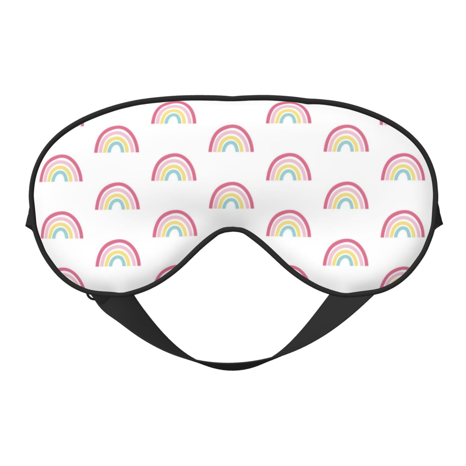Naloa Rainbow Print Sleep Mask for Sleeper, Light Blocking Sleeping Eye ...