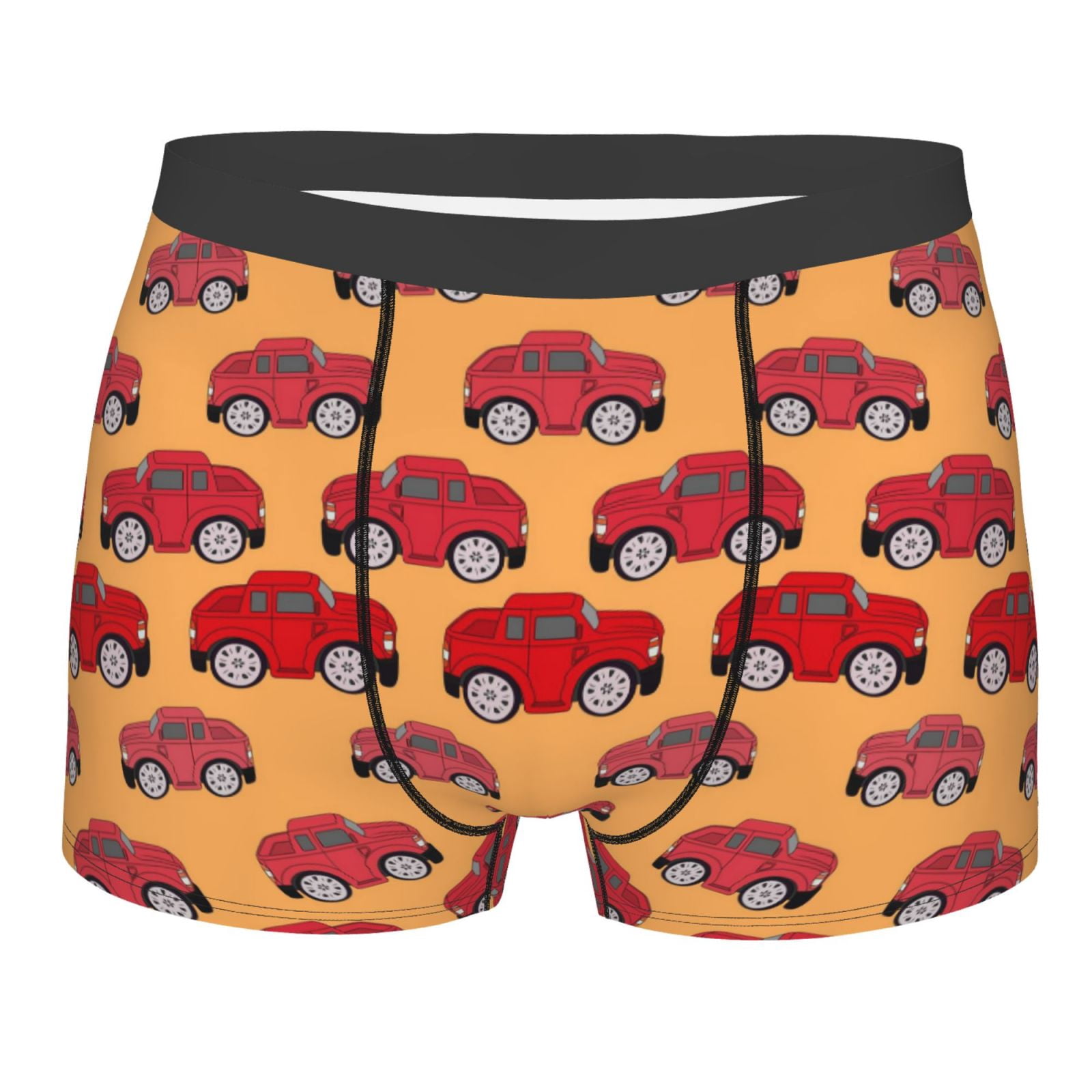 Naloa Red Cars Print Mens Underwear - Boxers for Men, Classic Briefs ...