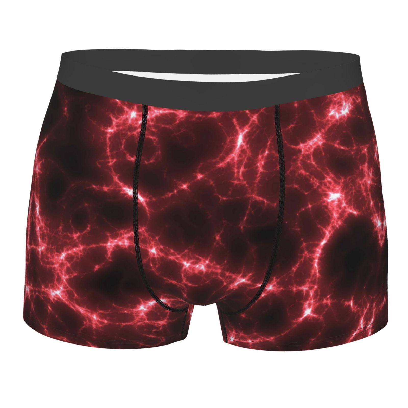Naloa Red Line Print Mens Underwear - Boxers for Men, Classic Briefs ...
