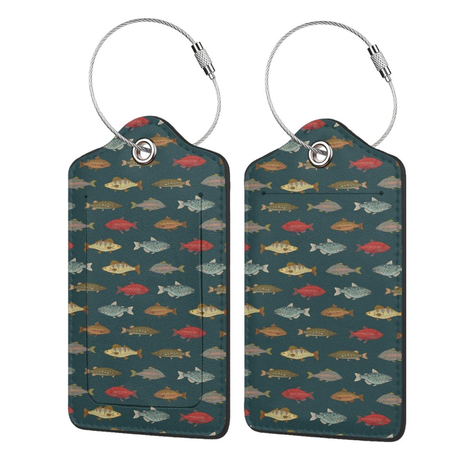 Naloa River Freshwater Fish Luggage Tag for Suitcase Leather Baggage ...