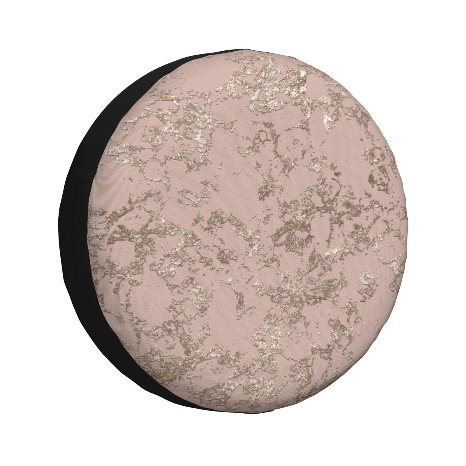 Naloa Rose Gold Marble Texture PVC Leather Spare Tire Wheel Cover Spare ...