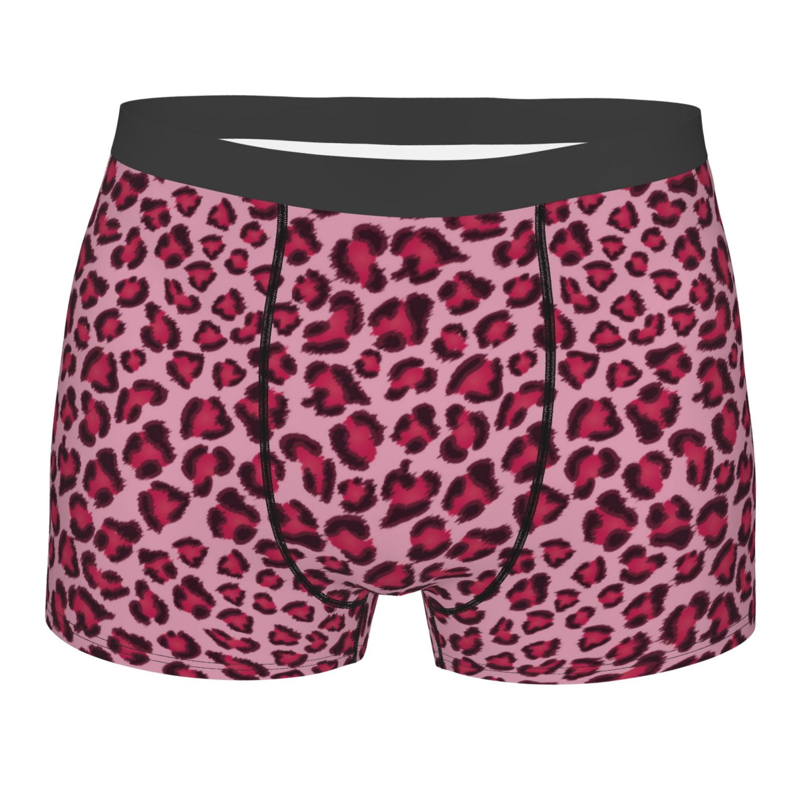 Naloa Rose Leopard Print Print Mens Underwear - Boxers for Men, Classic ...
