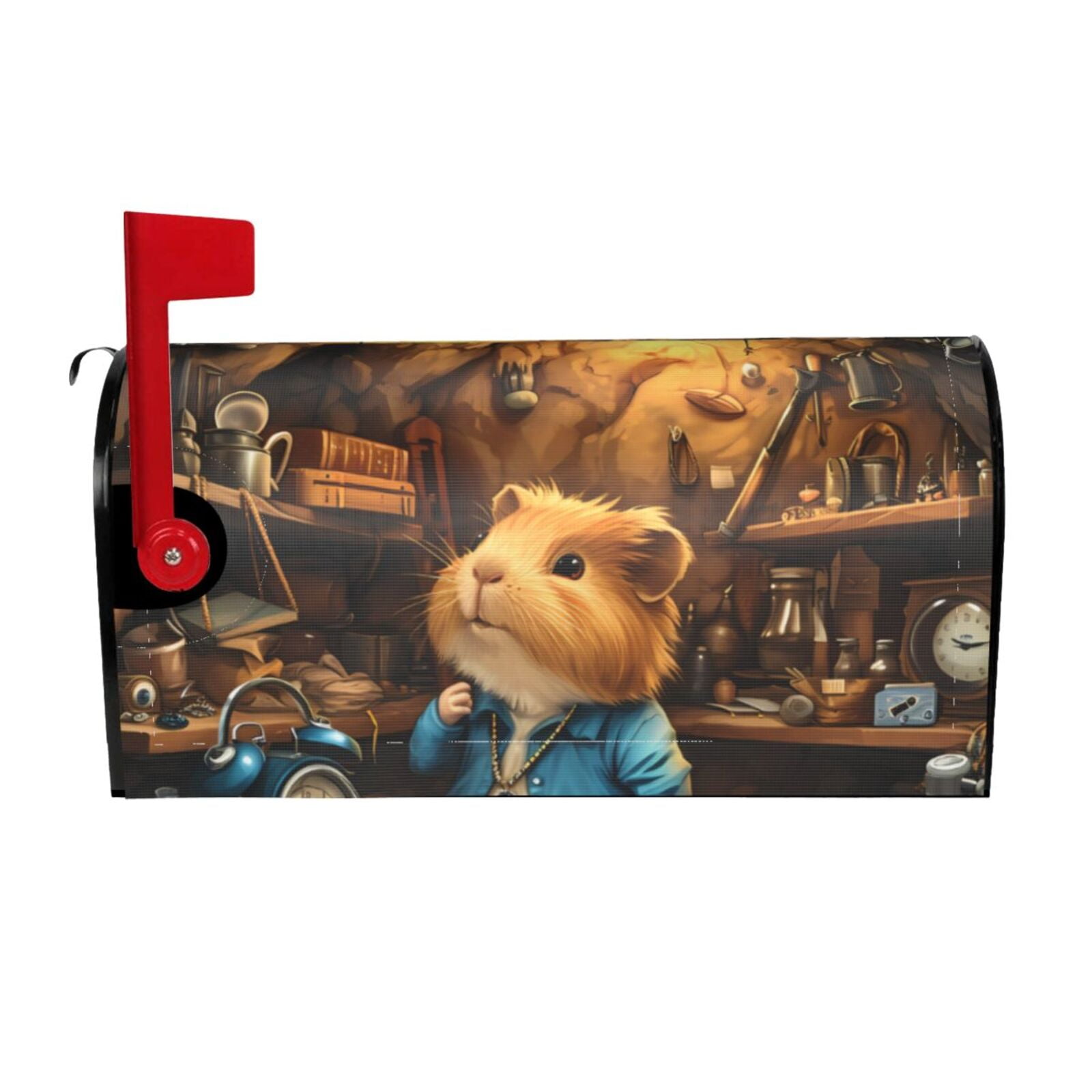 Naloa Scientist Guinea Pig Mailbox Covers Magnetic Post Box Cover Post ...