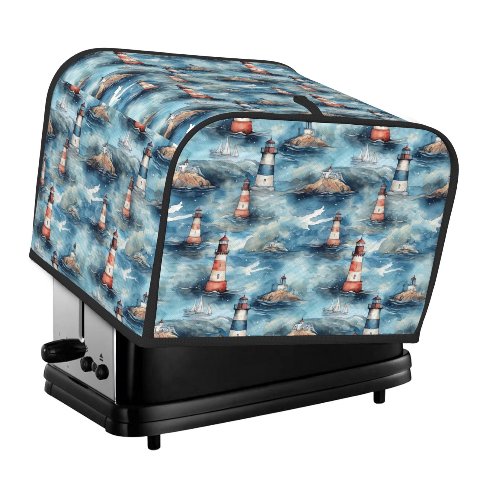 Naloa Sea Marine And Lighthouse 4 Slice Toaster Dust Cover Bread ...