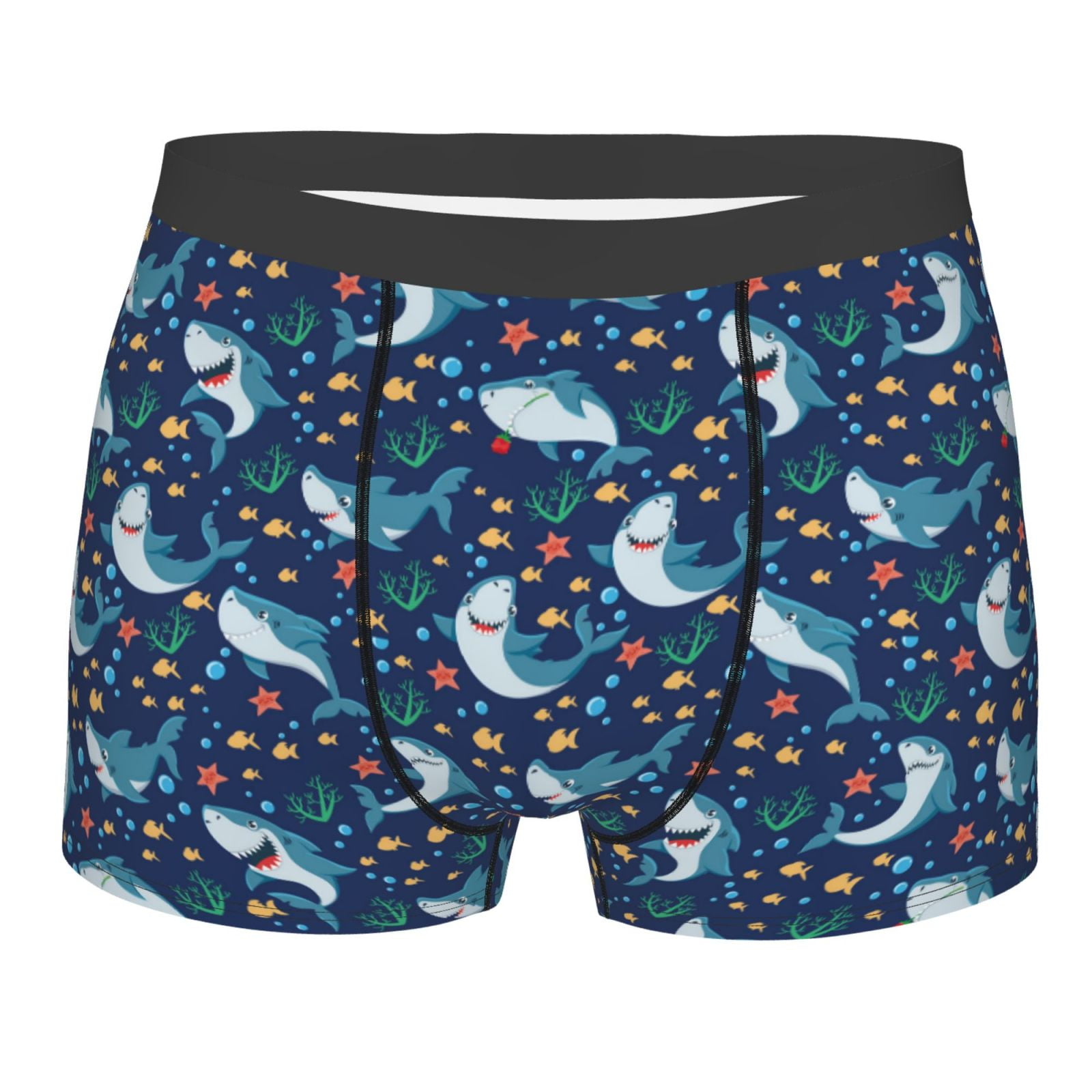Naloa Sea Sharks Print Mens Underwear - Boxers for Men, Classic Briefs ...