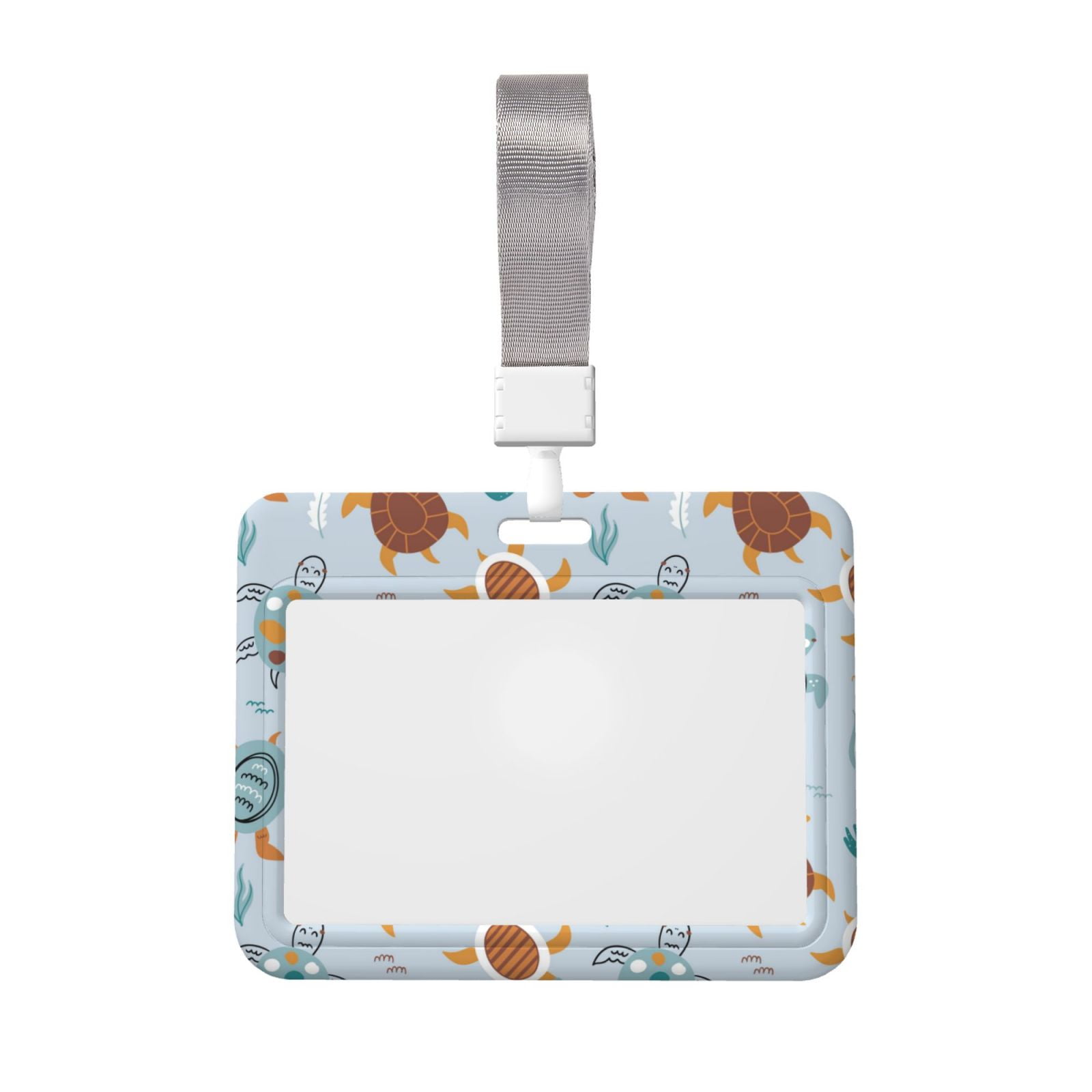 Naloa Sea Turtle Card Badge Holder Work Badge Sleeve for Office, School ...
