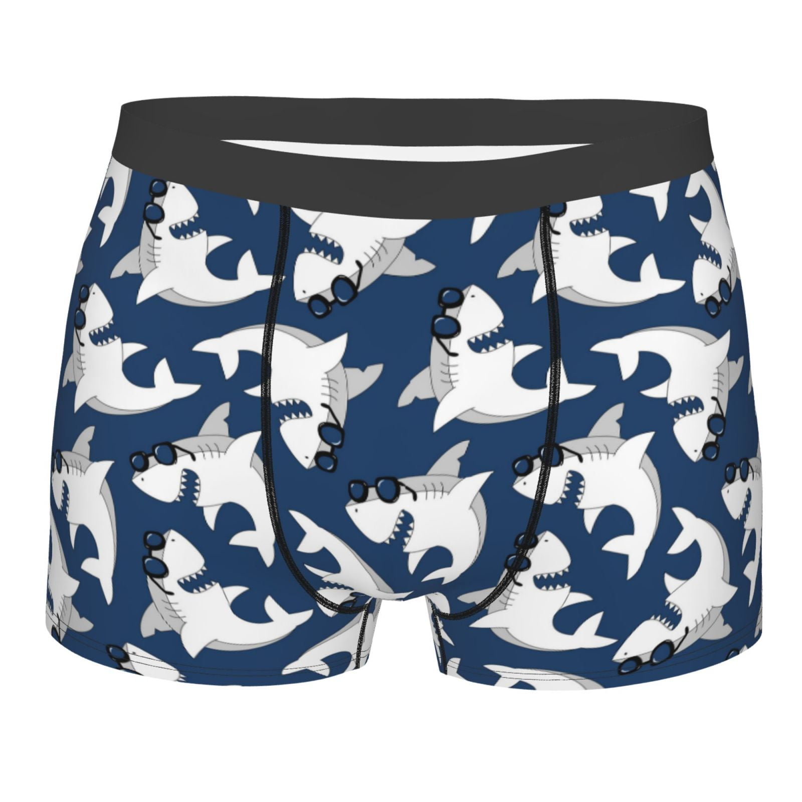 Naloa Shark Print Mens Underwear - Boxers for Men, Classic Briefs for ...