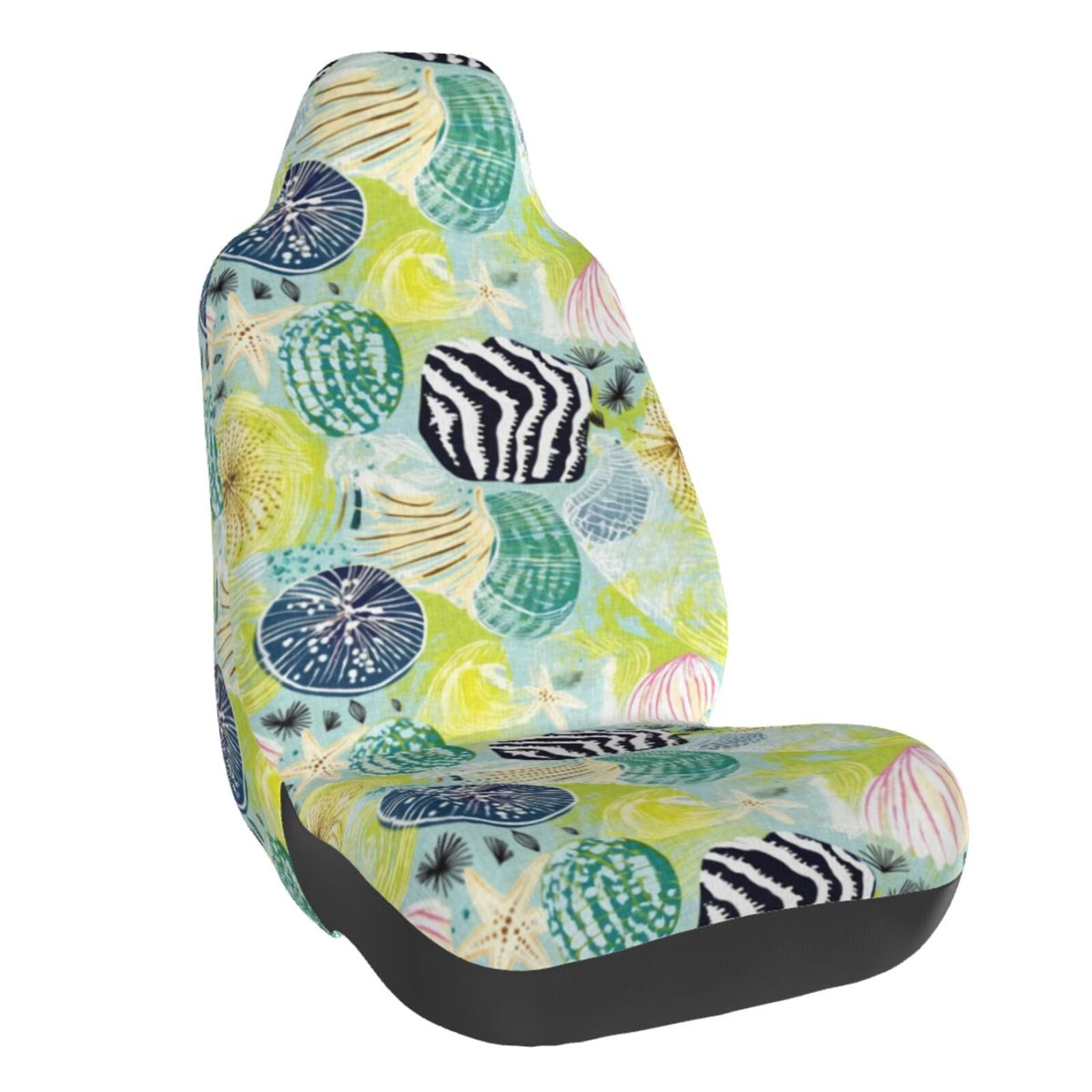 Naloa Shell Clam Car Seat Covers Universal Front Seat Coves for Car ...