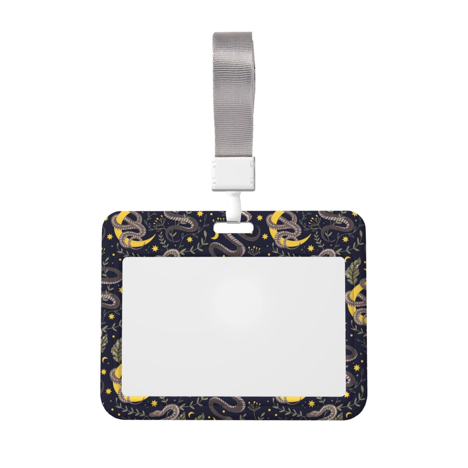 Naloa Snake Sleep Card Badge Holder Work Badge Sleeve for Office ...