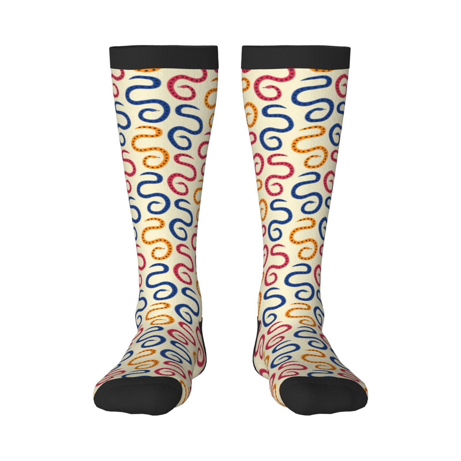 Naloa Snake Thigh High Socks Extra Long Stretchy Sock Women Over Knee ...