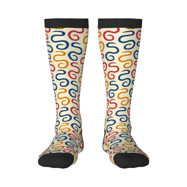 Naloa Snake Thigh High Socks Extra Long Stretchy Sock Women Over Knee ...