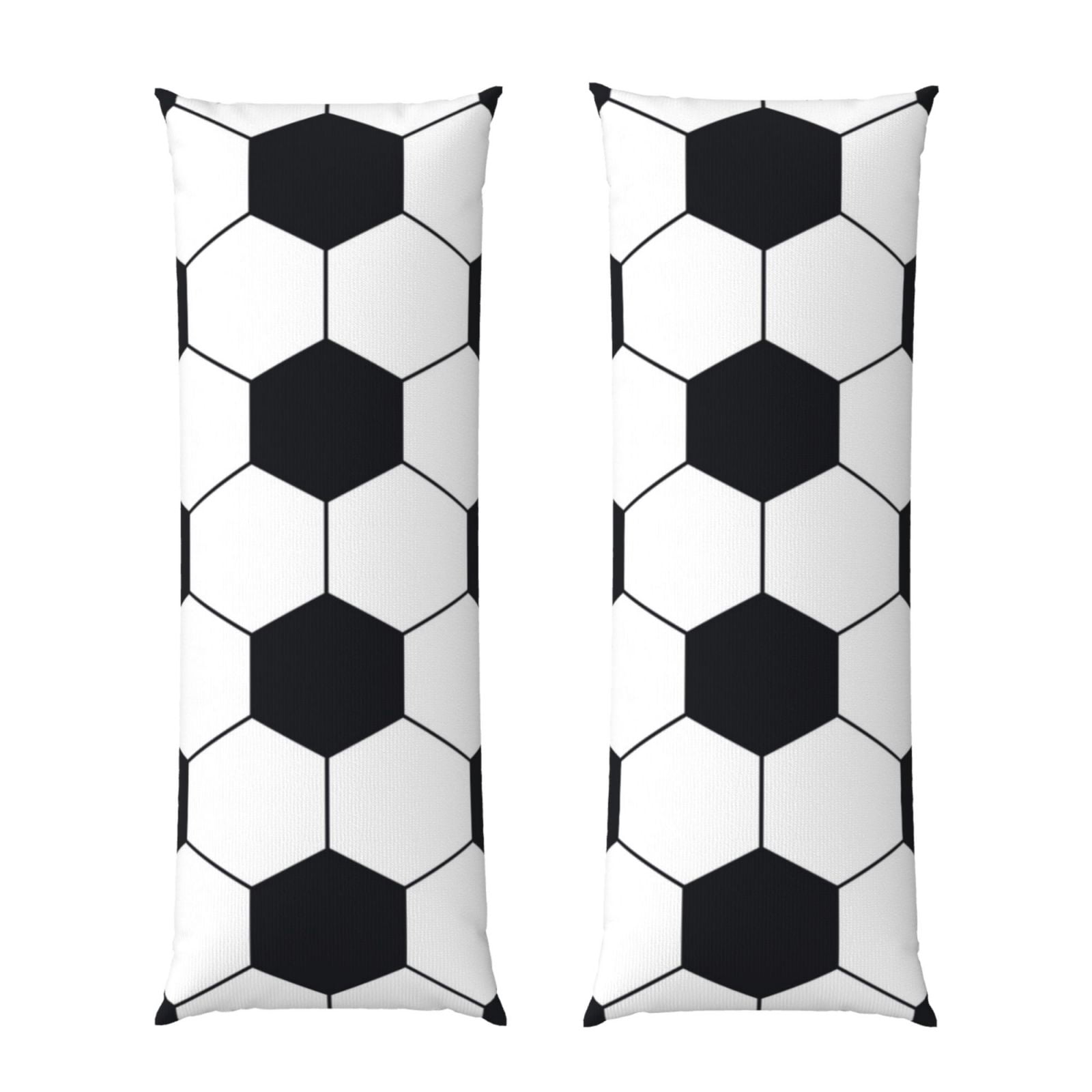 Naloa Soccer Ball Super Soft 20x60 Body Pillow Case,Long Side Hidden ...