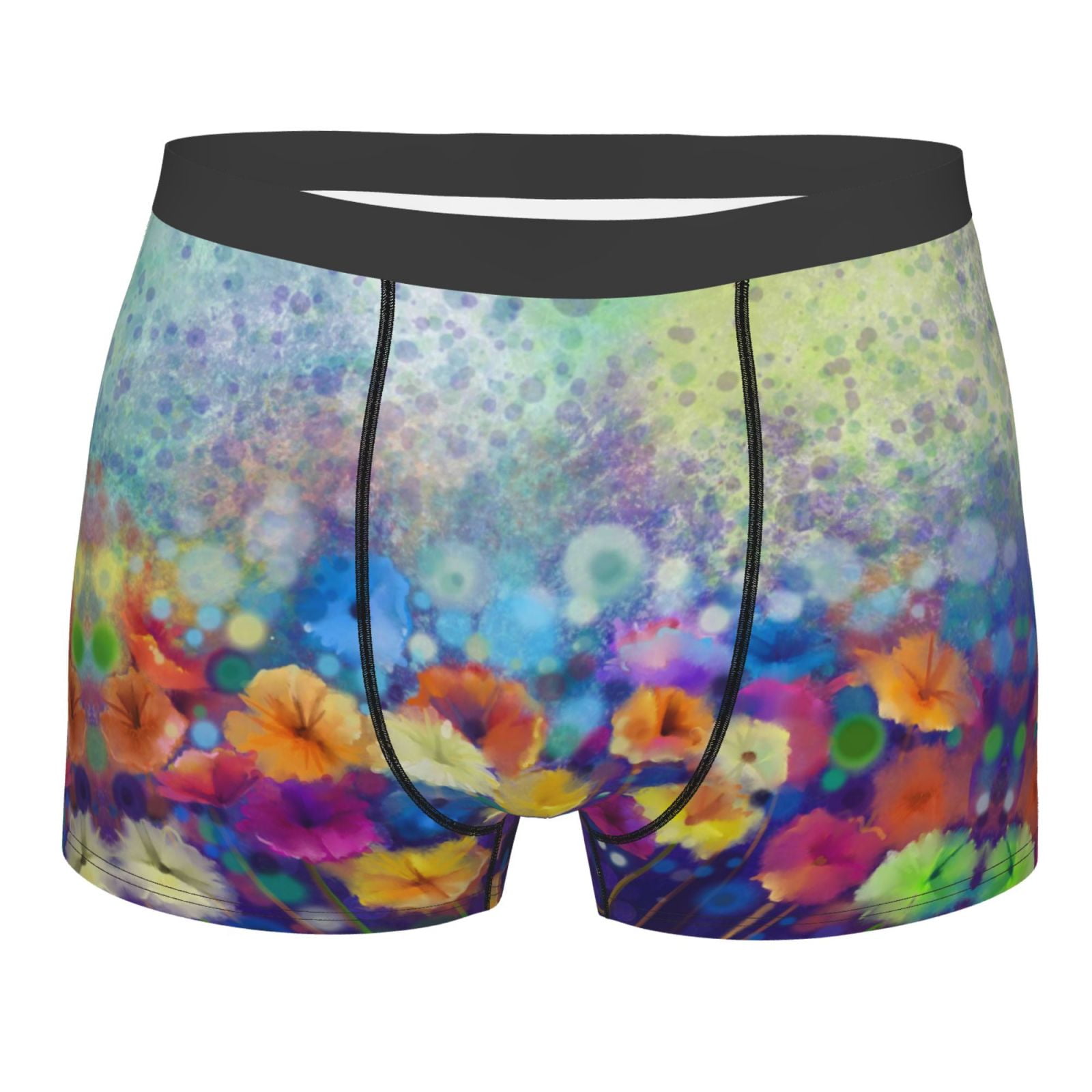 Naloa Spring Flower Seasonal Print Mens Underwear - Boxers for Men ...