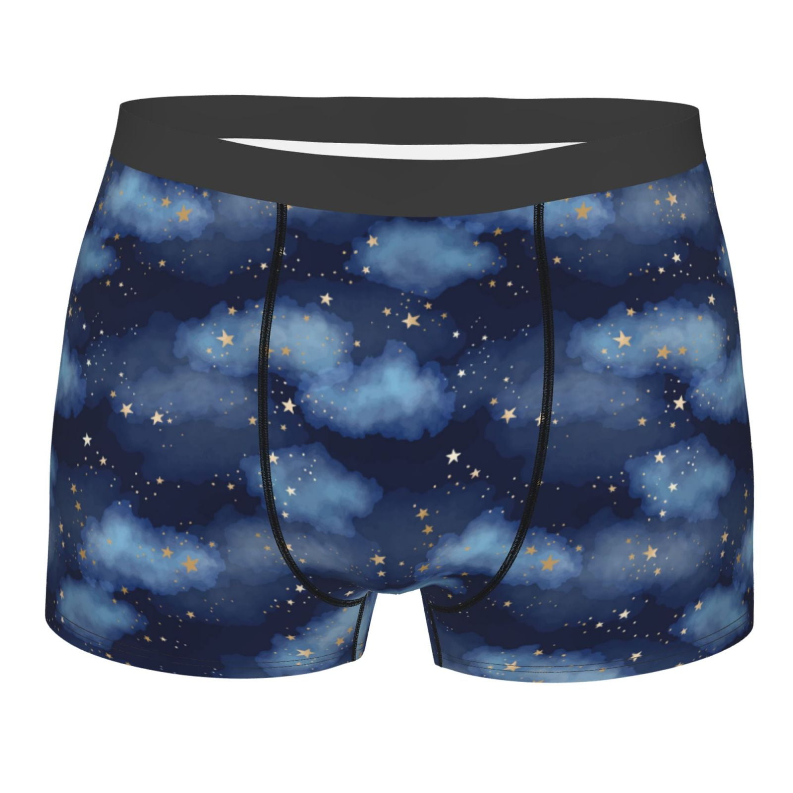 Naloa Starry Sky Print Mens Underwear - Boxers for Men, Classic Briefs for Men - Walmart.com