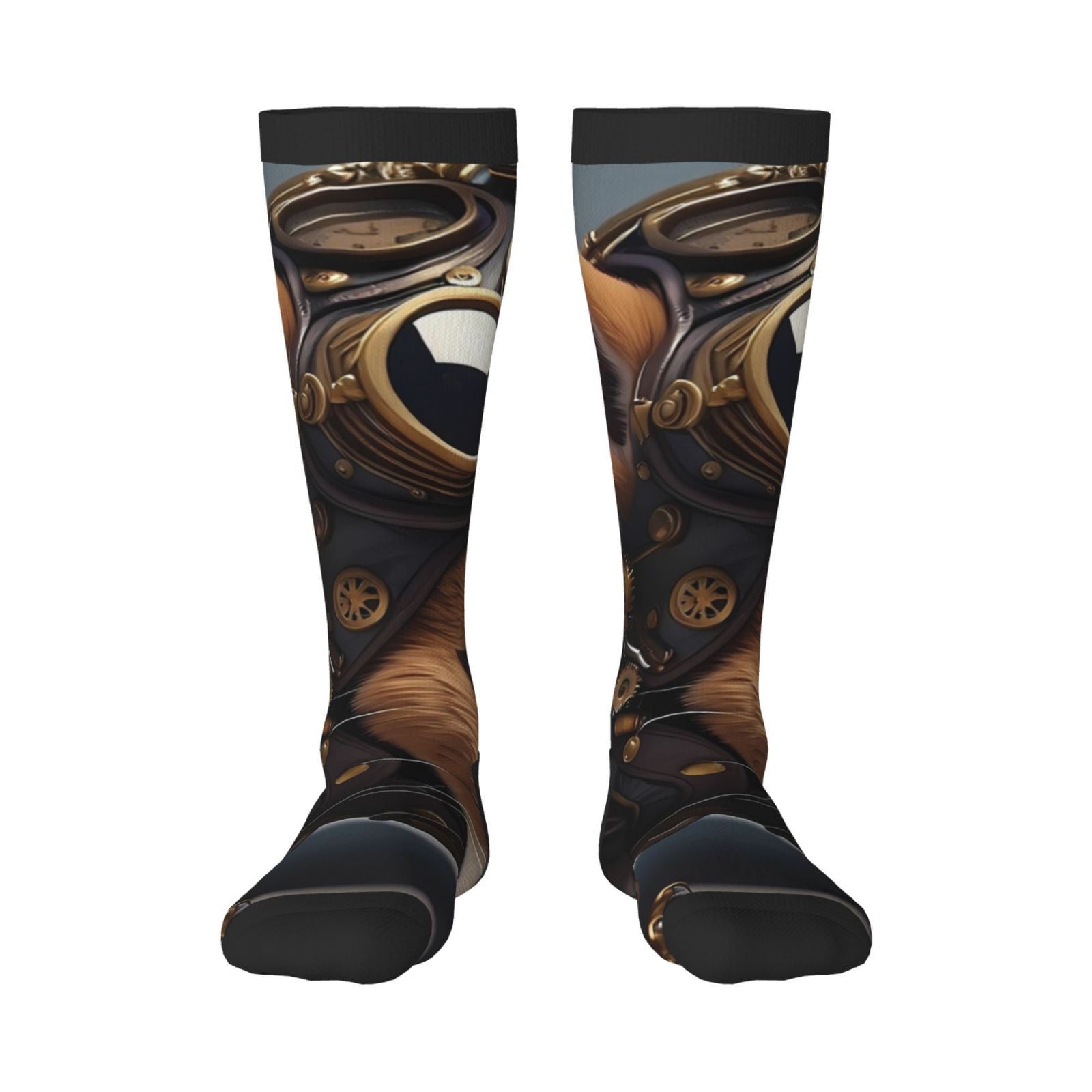 Naloa Steampunk Squirrel Pilot Thigh High Socks Extra Long Stretchy ...