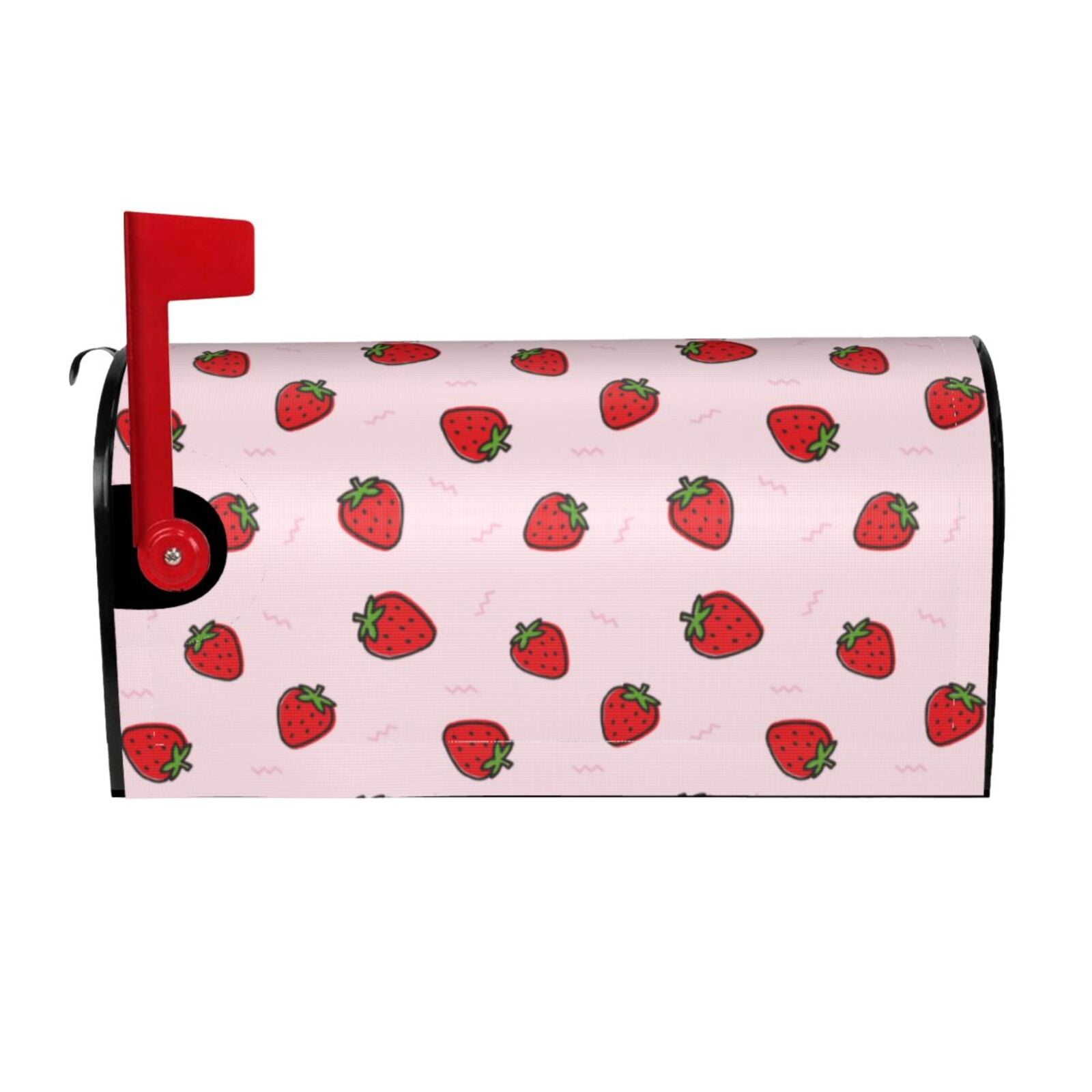 Naloa Strawberry Mailbox Covers Magnetic Post Box Cover Post Letter Box ...