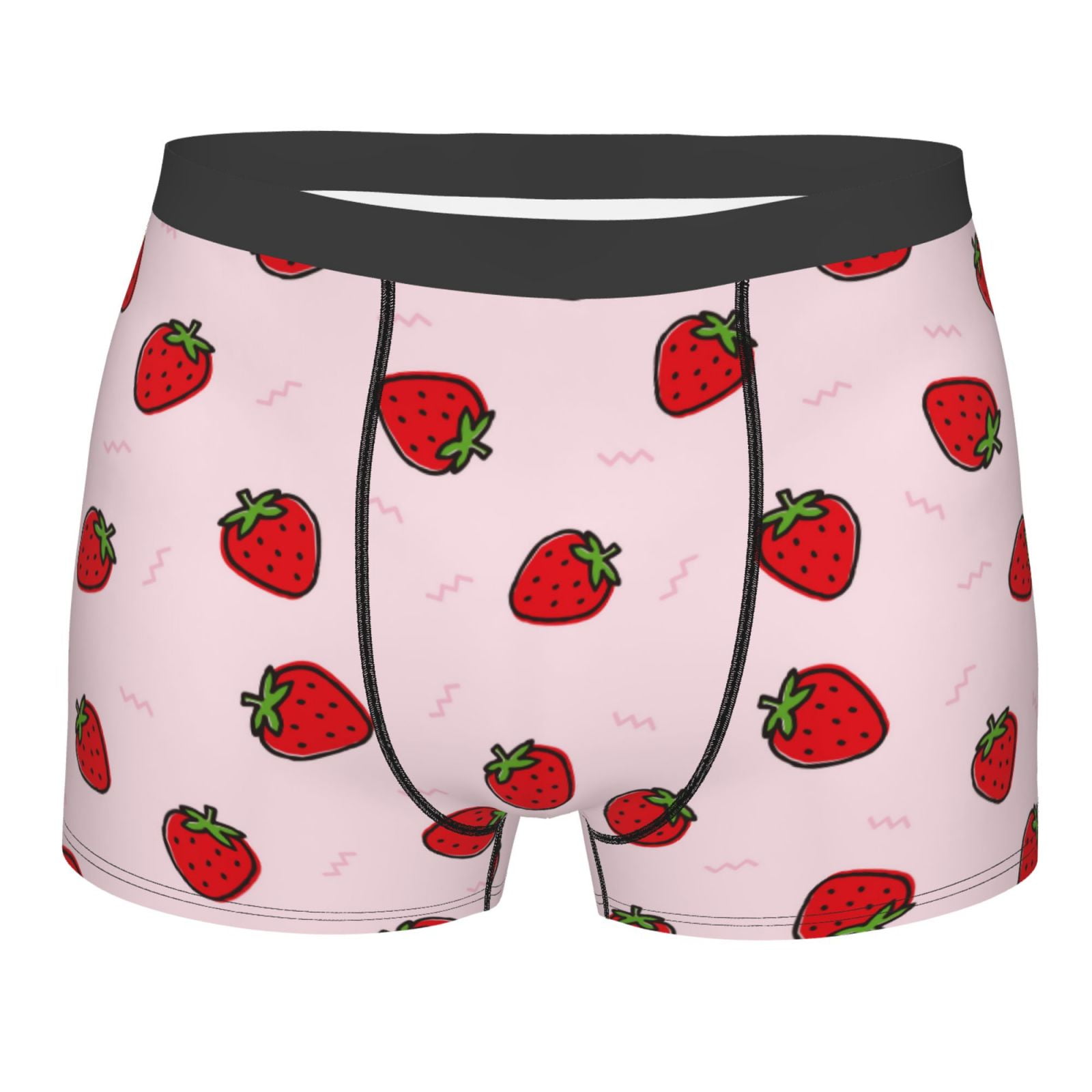 Naloa Strawberry Print Mens Underwear - Boxers for Men, Classic Briefs ...