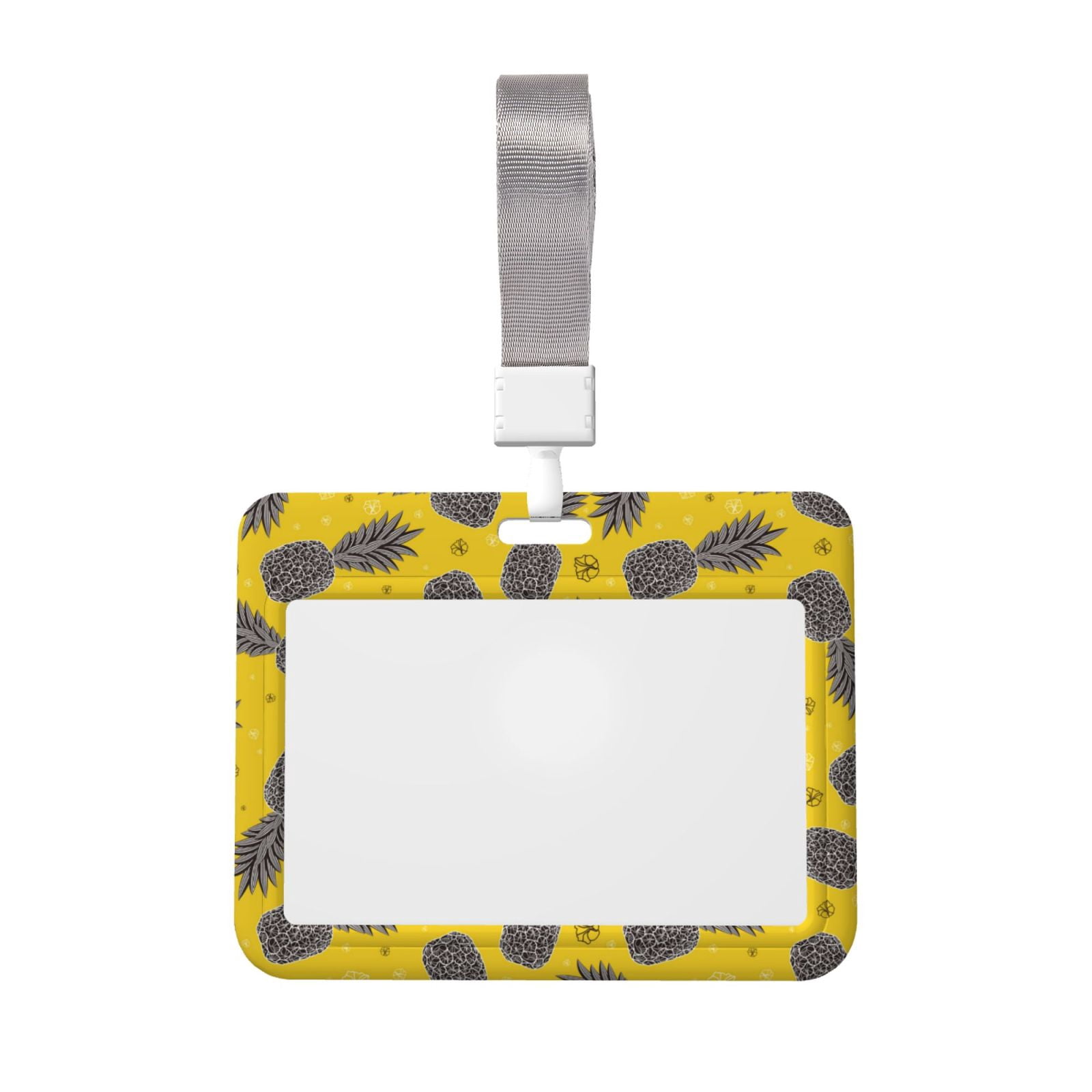 Naloa Summer Pineapple Card Badge Holder Work Badge Sleeve for Office ...