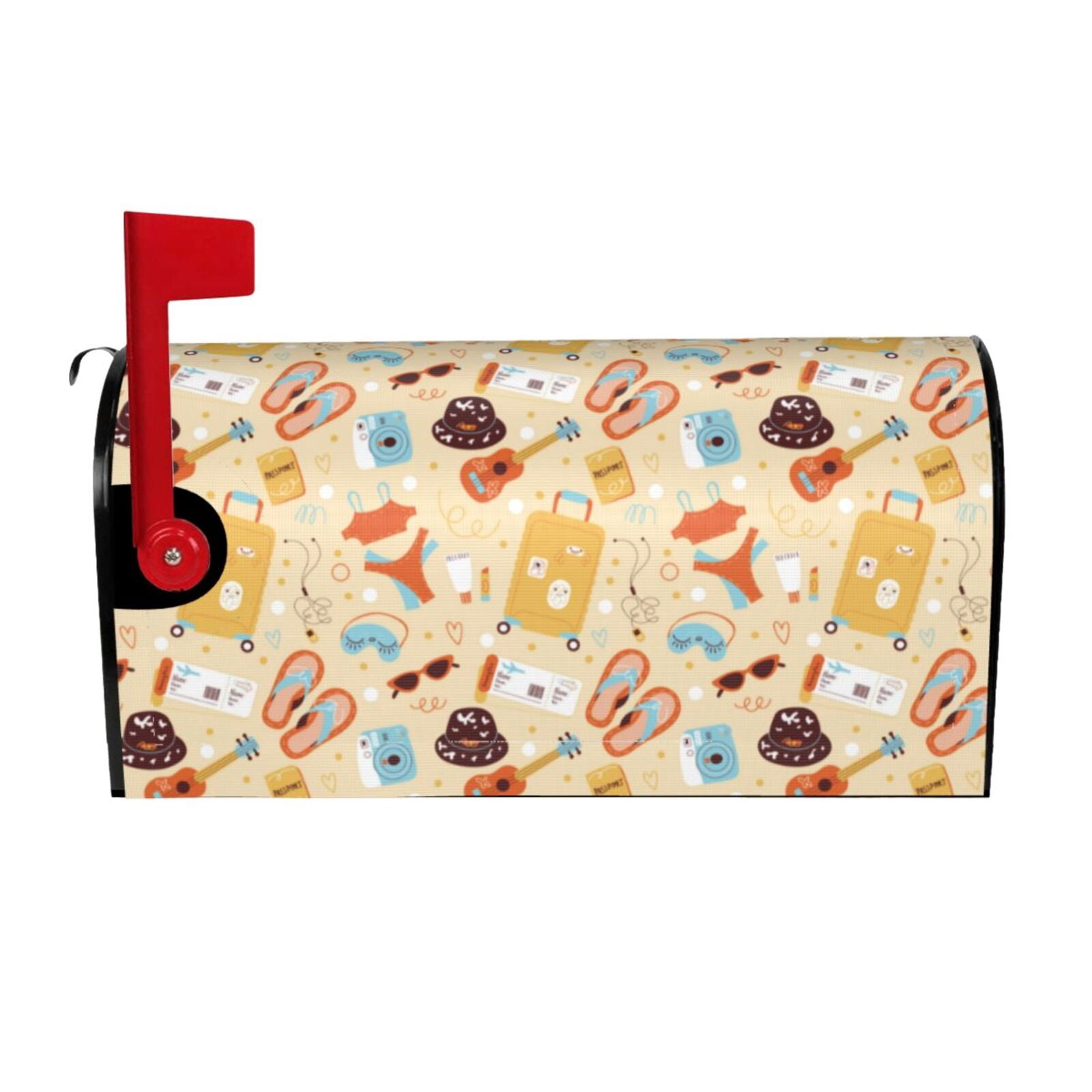 Naloa Summer Travel Mailbox Covers Magnetic Post Box Cover Post Letter ...