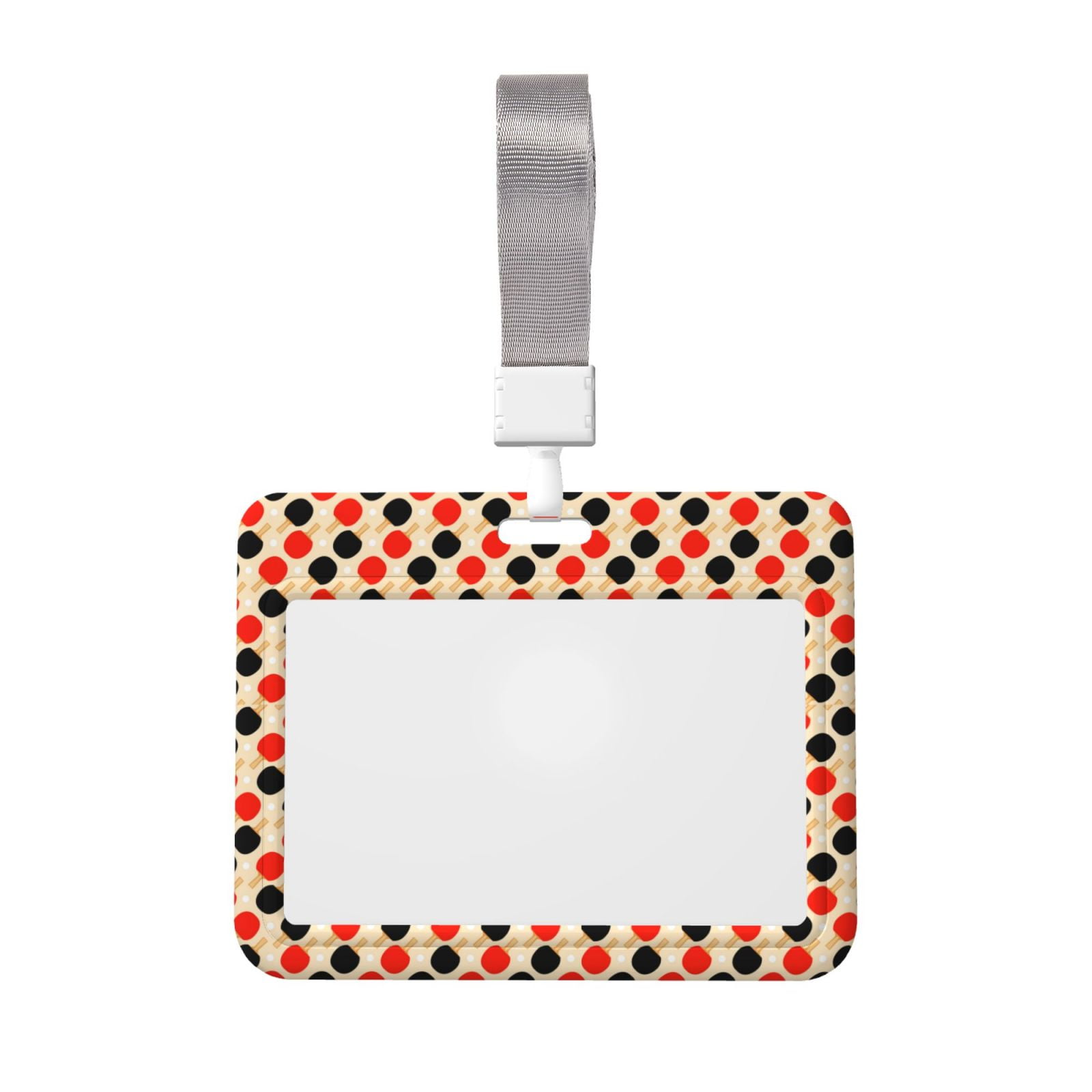 Naloa Table Tennis Rackets Card Badge Holder Work Badge Sleeve for ...