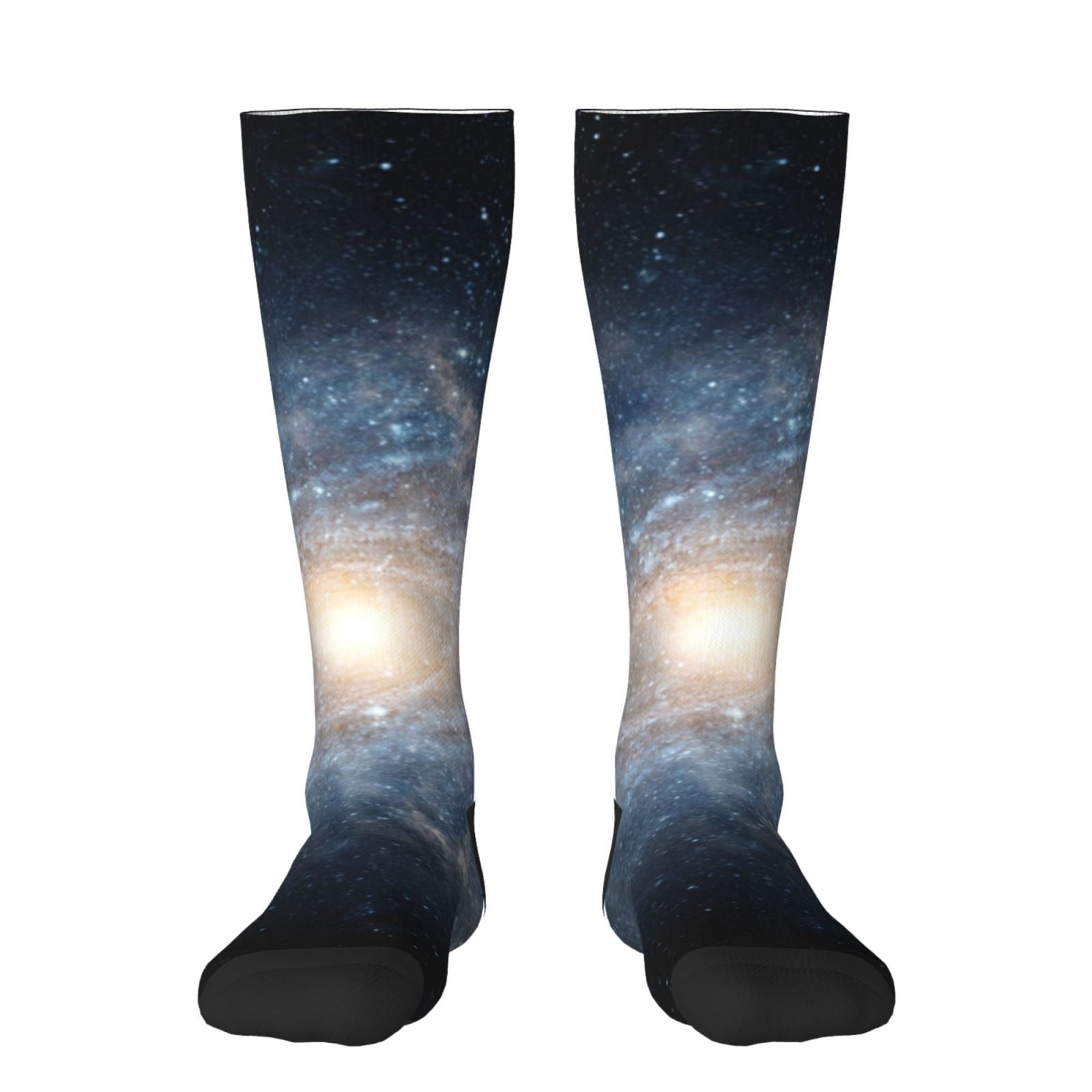 Naloa The Galaxy Thigh High Socks Extra Long Stretchy Sock Women Over ...