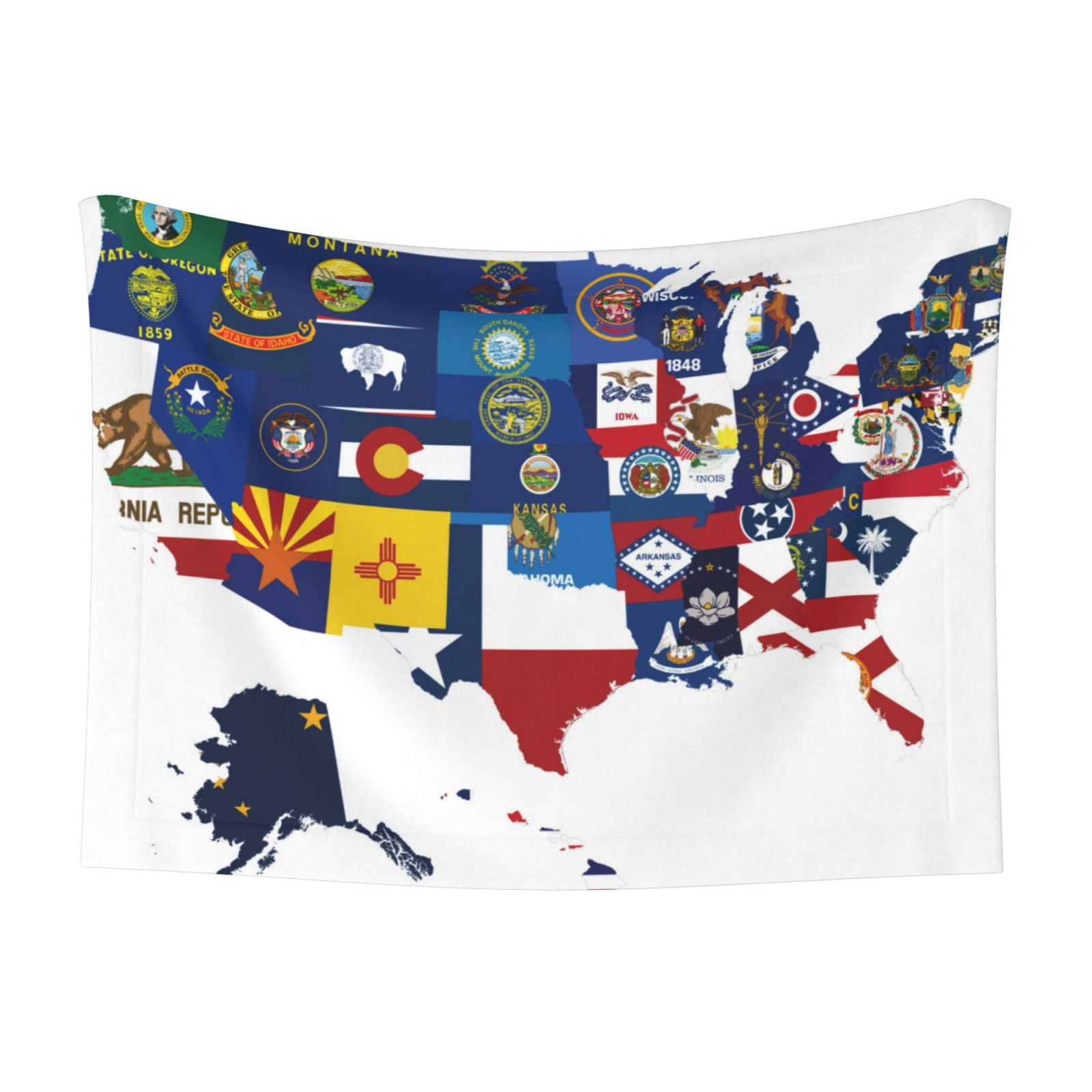 Naloa The Map Of United States Dog Blanket, 3 Sizes Cat Blanket for ...