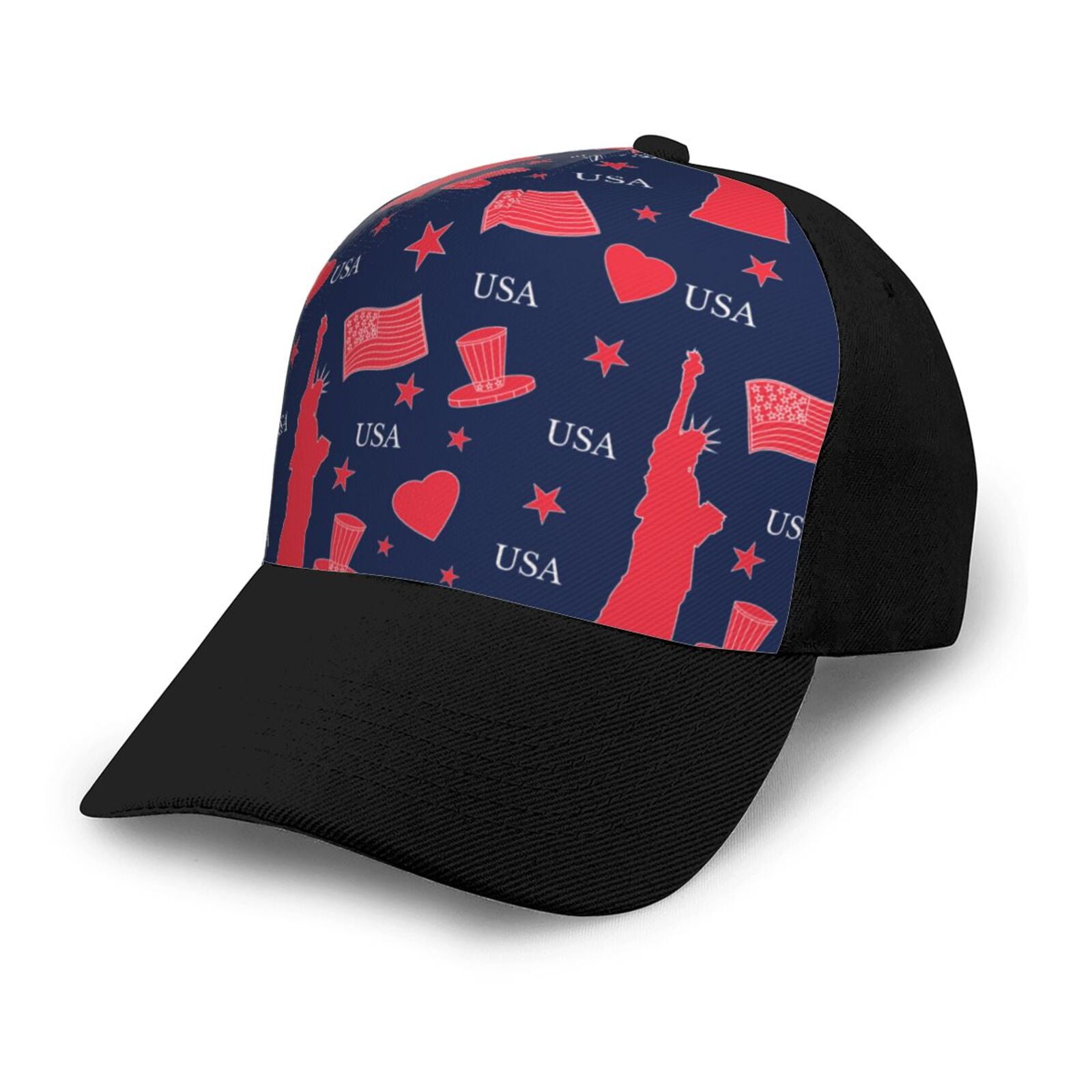 Naloa The Statue Of Liberty Adult adjustable Print Baseball Hat ...