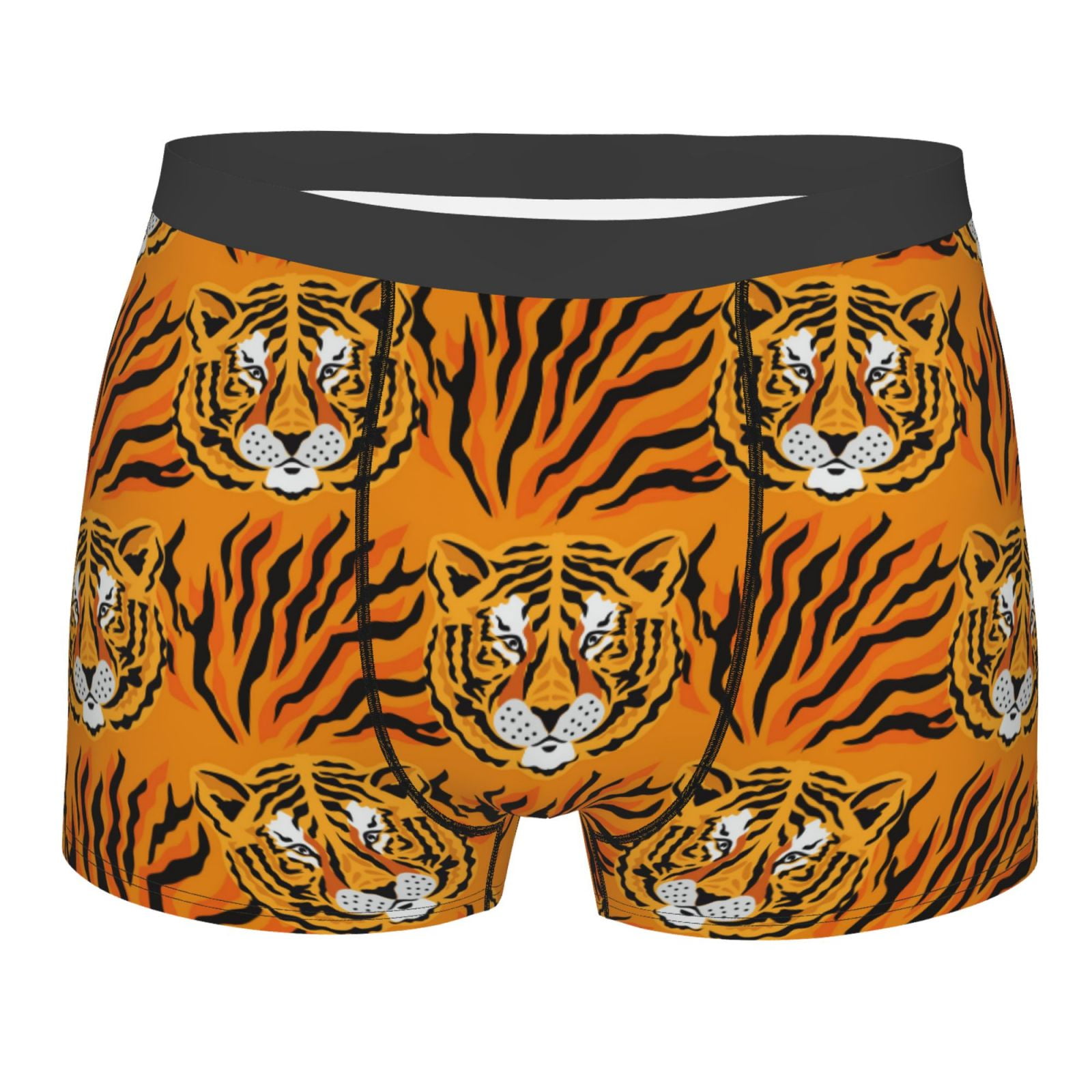Naloa Tiger Print Mens Underwear - Boxers for Men, Classic Briefs for ...
