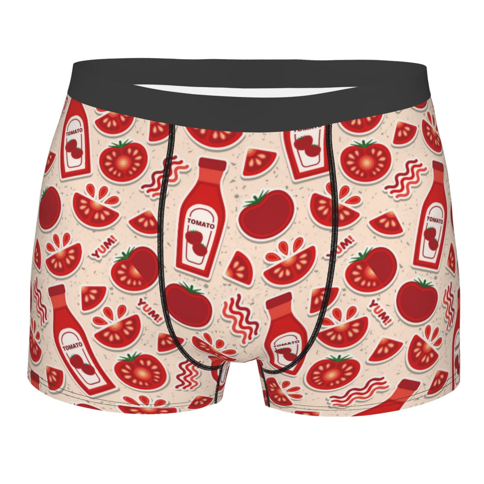Naloa Tomatoes Print Mens Underwear - Boxers for Men, Classic Briefs ...