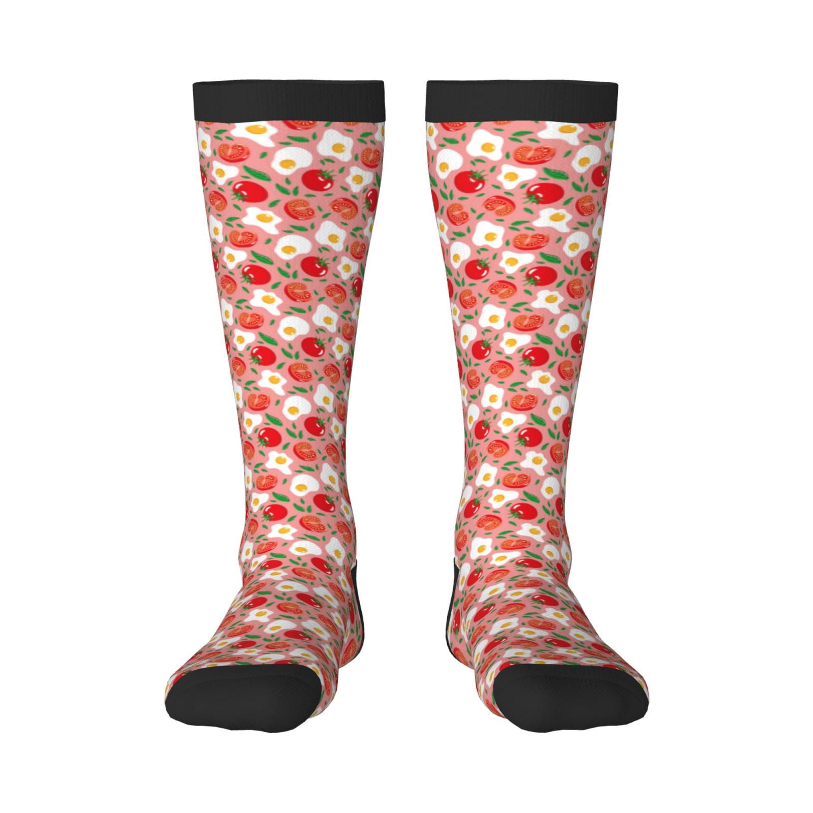 Naloa Tomatoes Thigh High Socks Extra Long Stretchy Sock Women Over ...