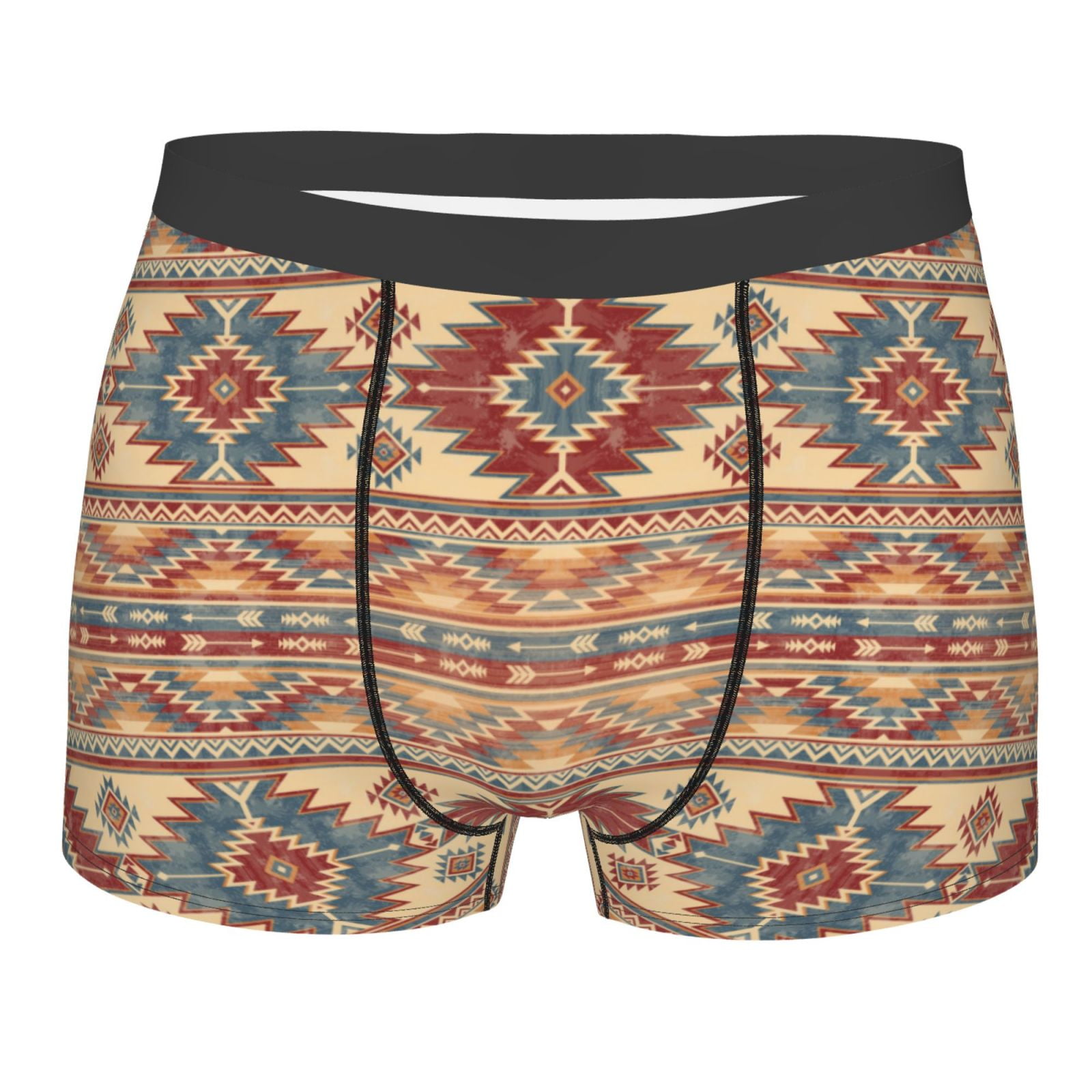 Naloa Traditional Tribal Aztec Print Mens Underwear - Boxers for Men ...