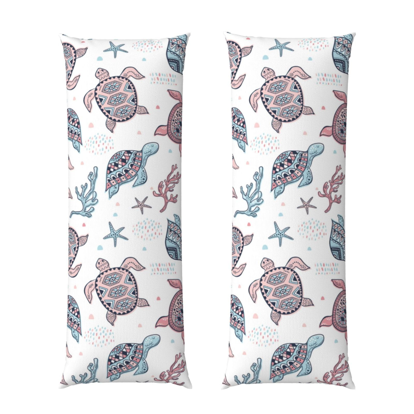 Naloa Tribal Style Turtle Super Soft 20x60 Body Pillow Case,Long Side ...