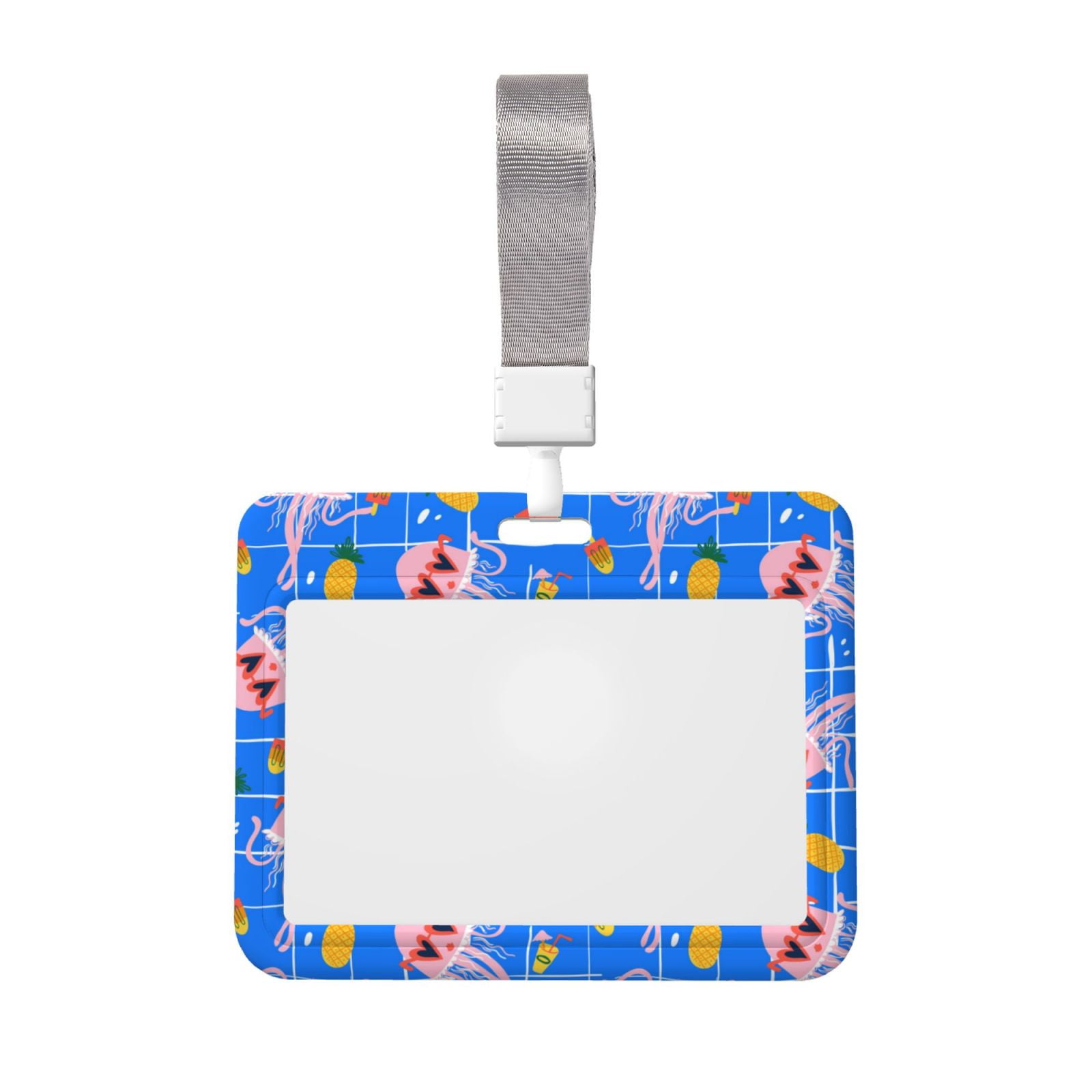 Naloa Tropical Jellyfishes Card Badge Holder Work Badge Sleeve for ...