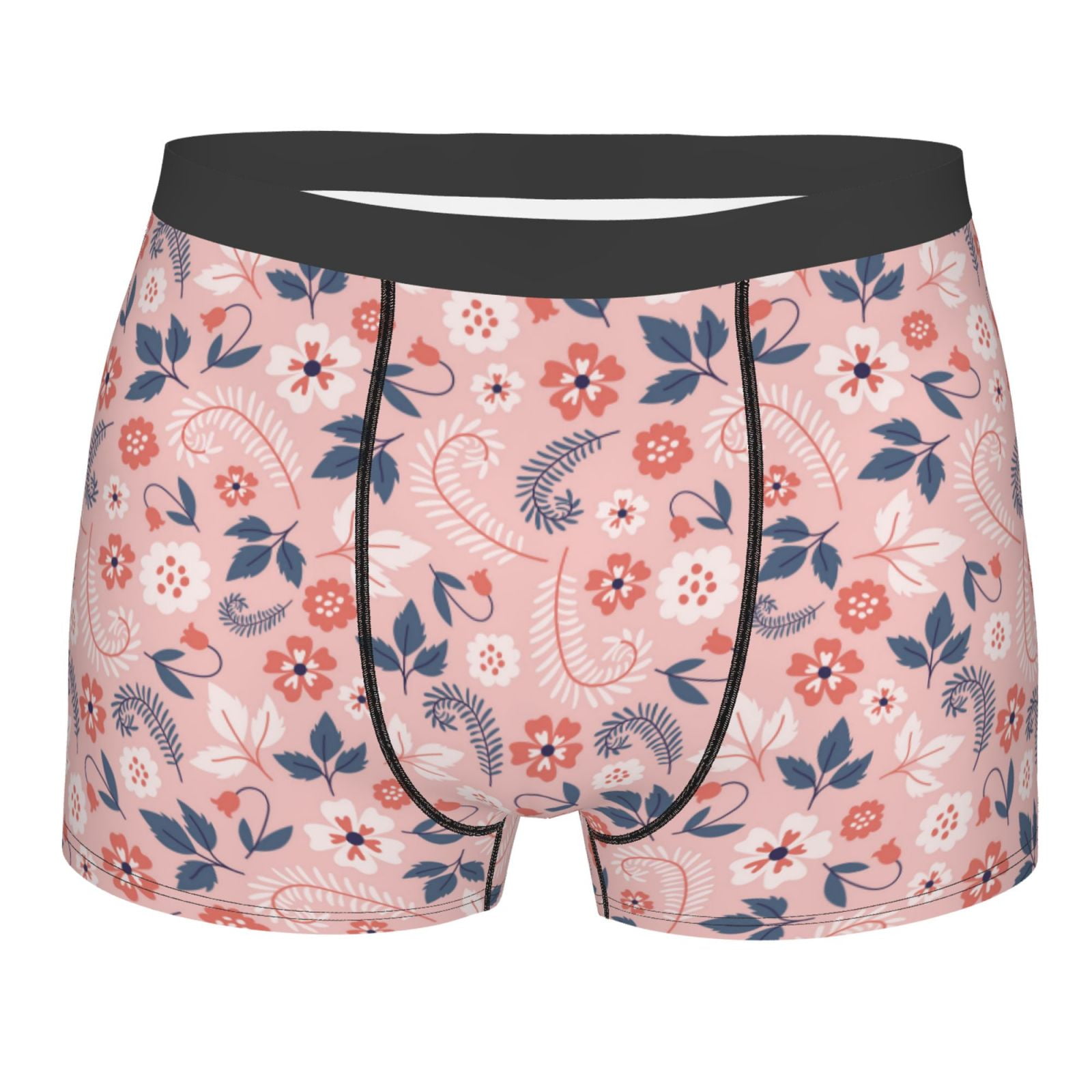 Naloa Tropical Plants Print Mens Underwear - Boxers for Men, Classic ...