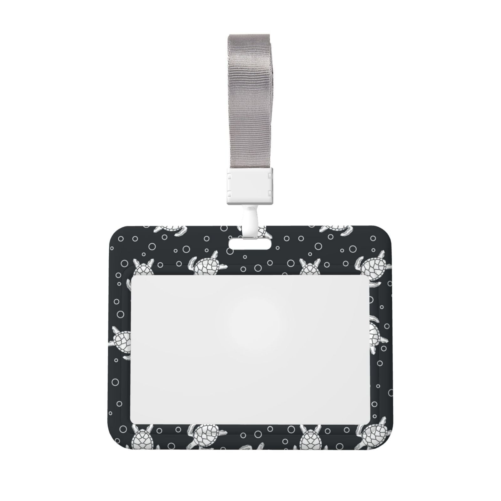 Naloa Turtle Card Badge Holder Work Badge Sleeve for Office, School ...