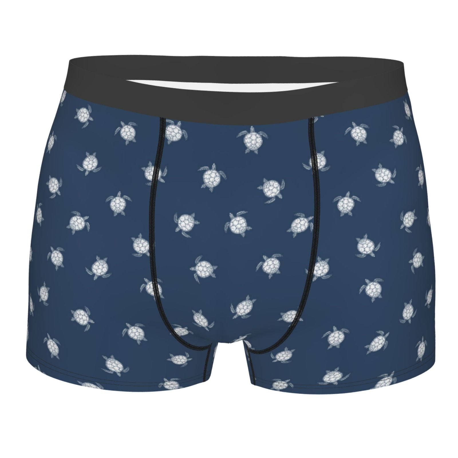 Naloa Turtle Print Mens Underwear - Boxers for Men, Classic Briefs for ...