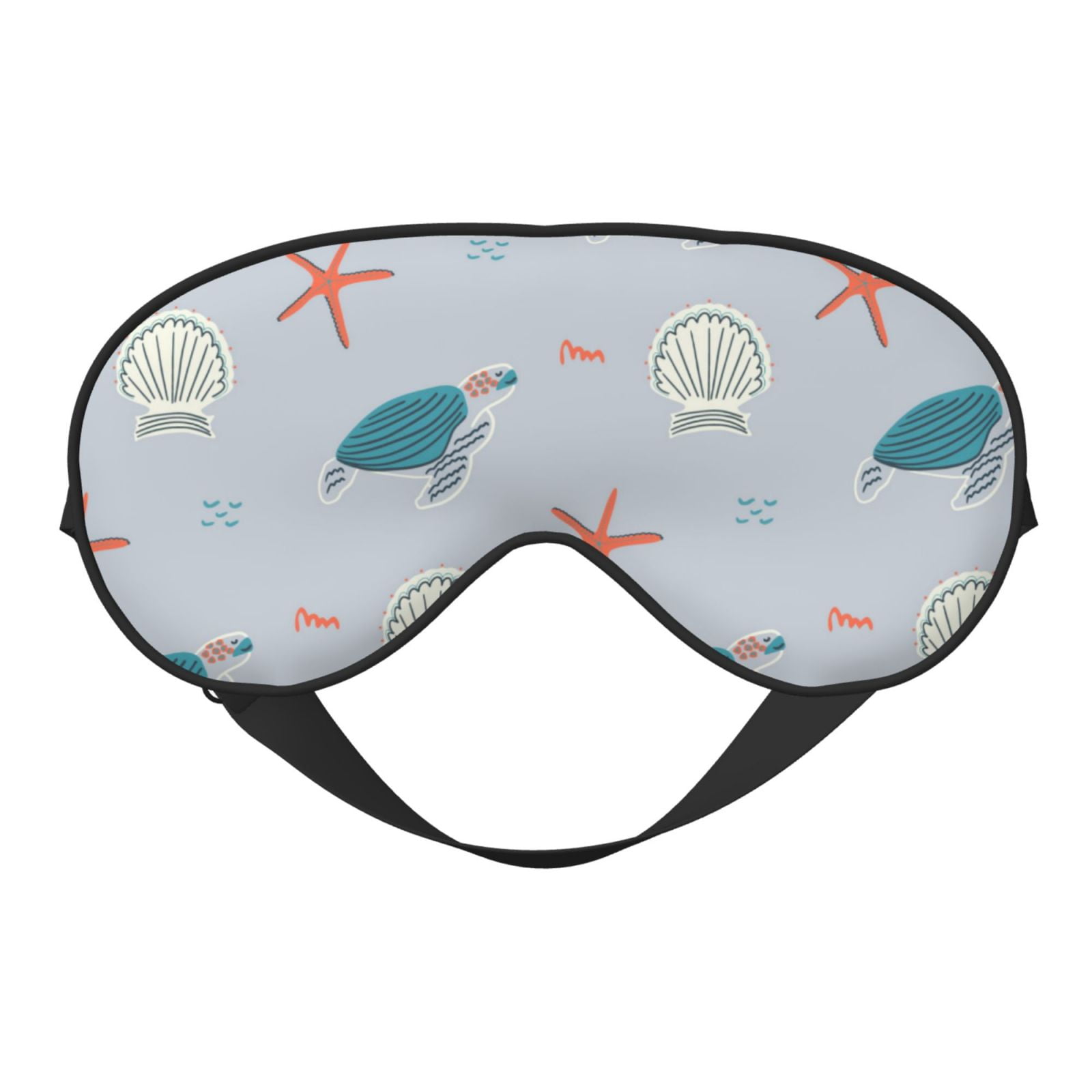 Naloa Turtles And Shells Print Sleep Mask for Sleeper, Light Blocking ...
