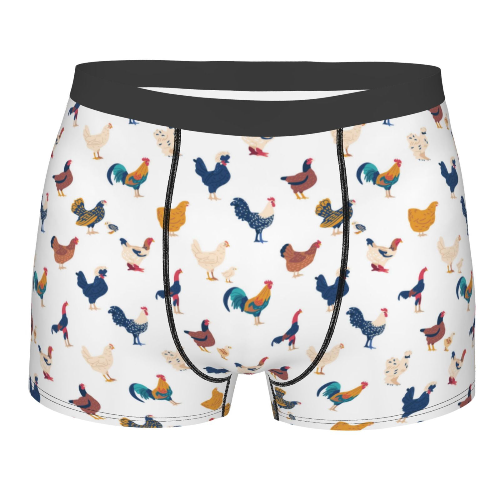 Naloa Various Rooster Print Mens Underwear - Boxers for Men, Classic ...