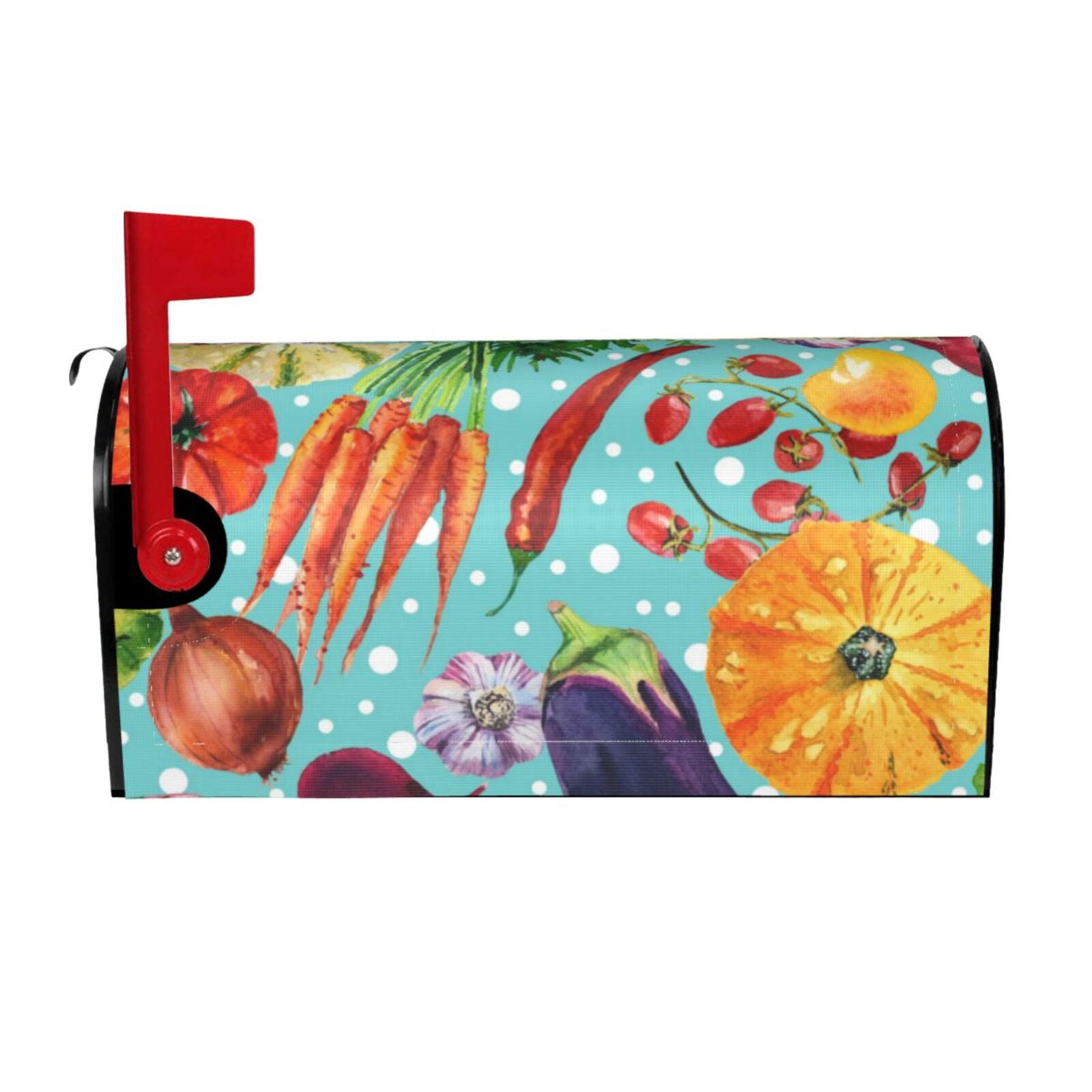 Naloa Vegetable Mailbox Covers Magnetic Post Box Cover Post Letter Box ...