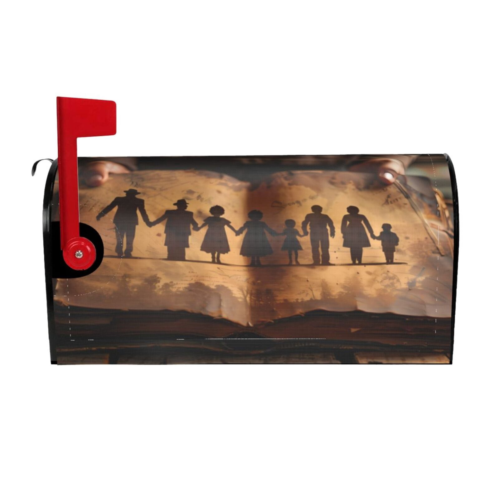 Naloa Vintage Family History Book Mailbox Covers Magnetic Post Box ...