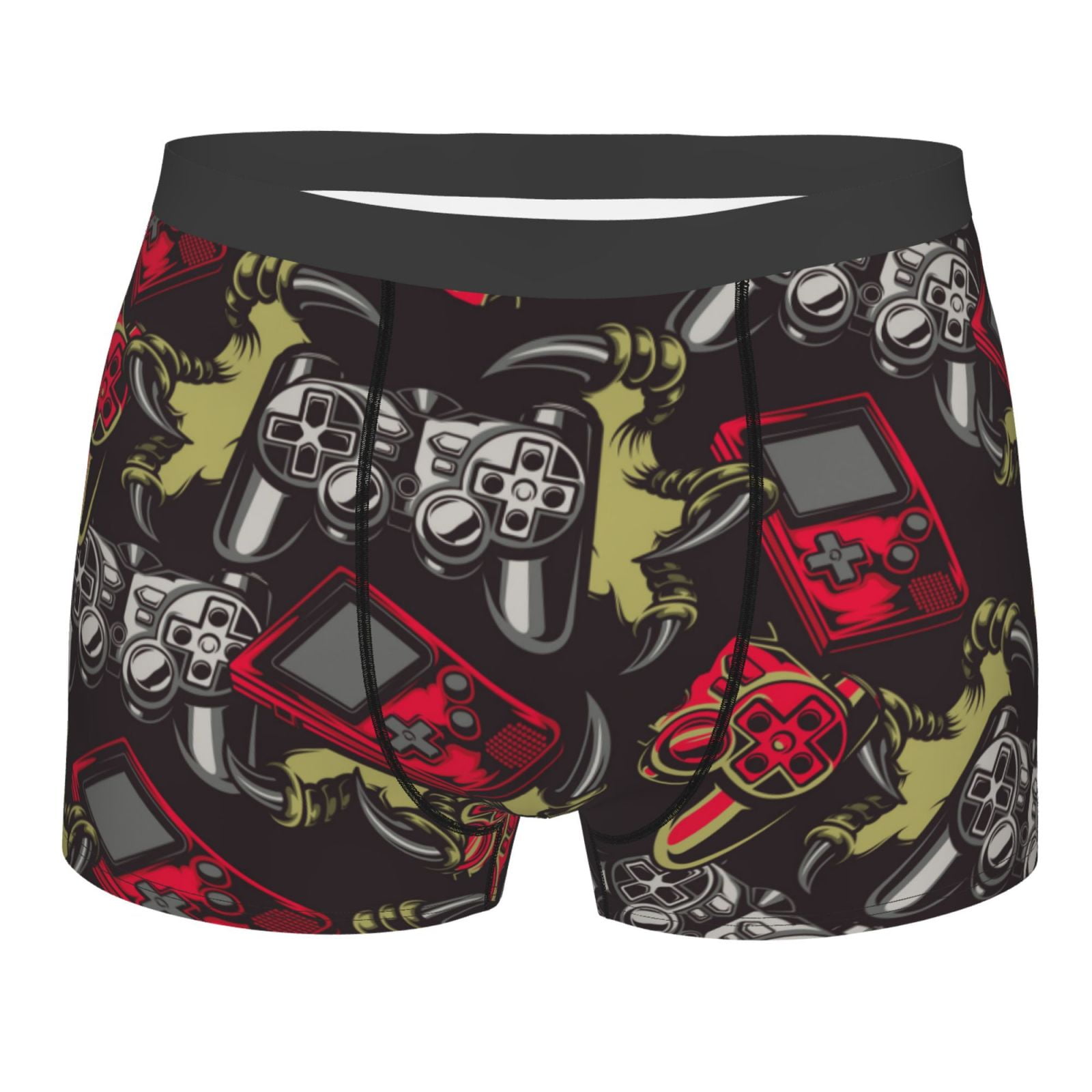 Naloa Vintage Gaming Print Mens Underwear - Boxers for Men, Classic ...