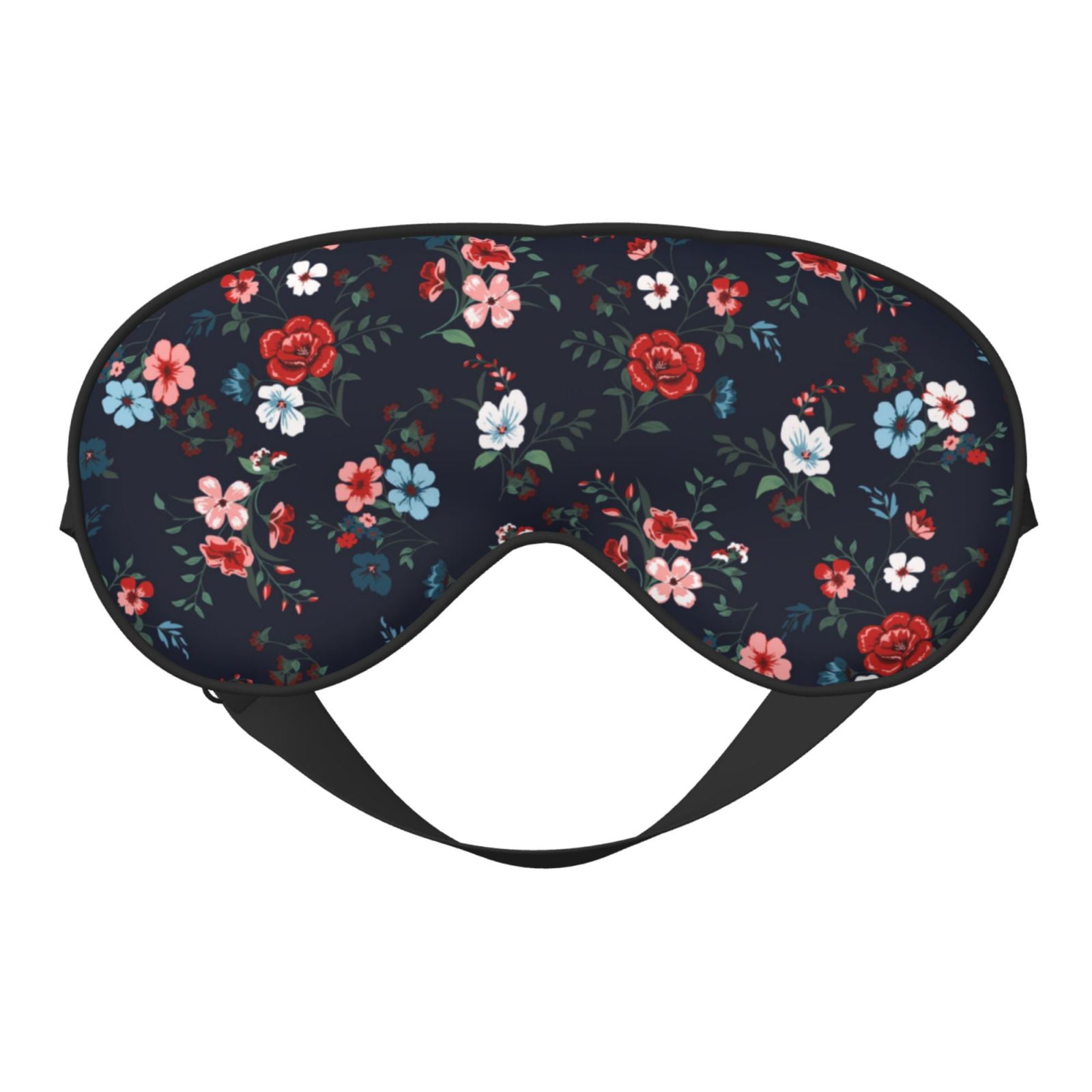 Naloa Vintage Rose Print Sleep Mask for Sleeper, Light Blocking ...