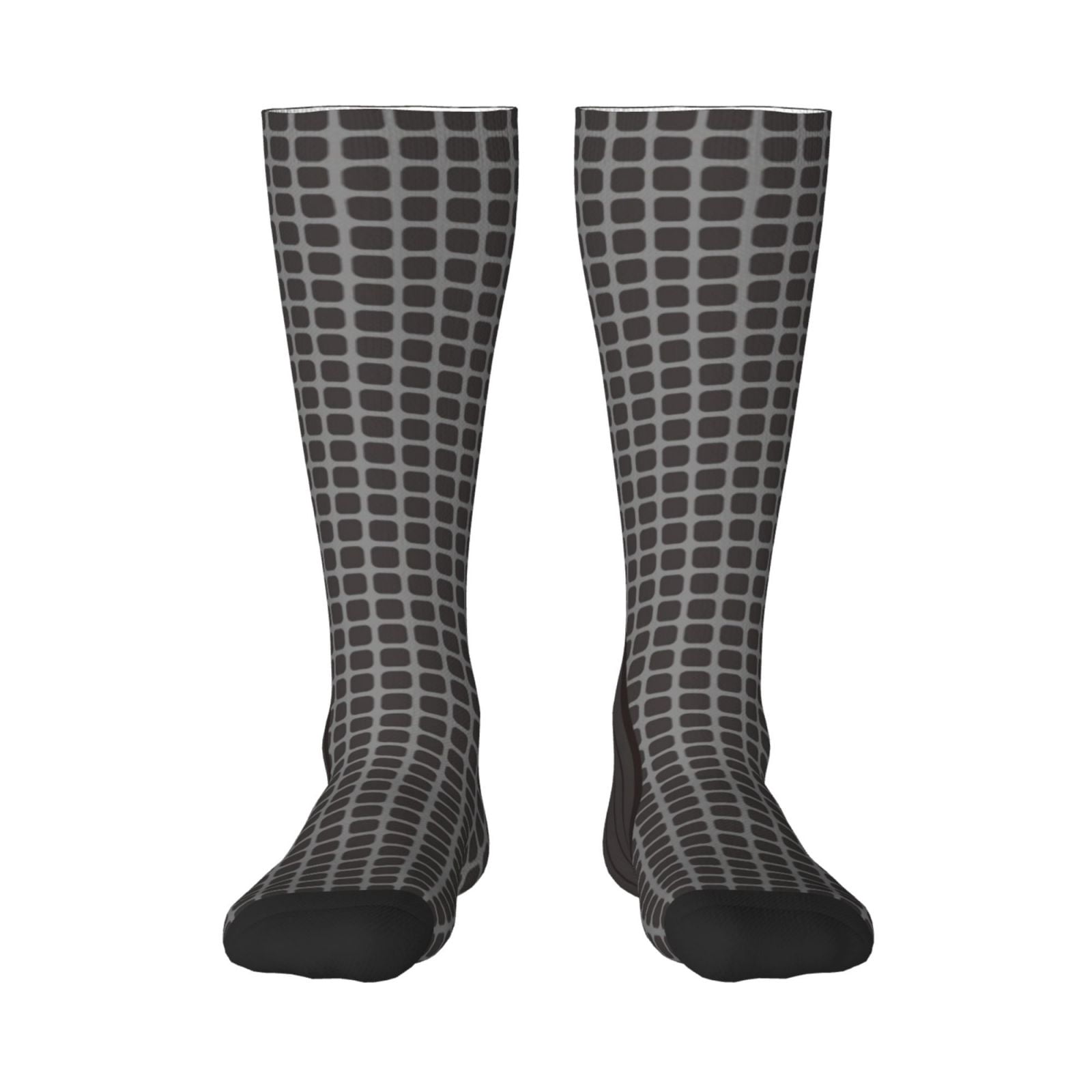 Naloa Vinyl Records Thigh High Socks Extra Long Stretchy Sock Women ...