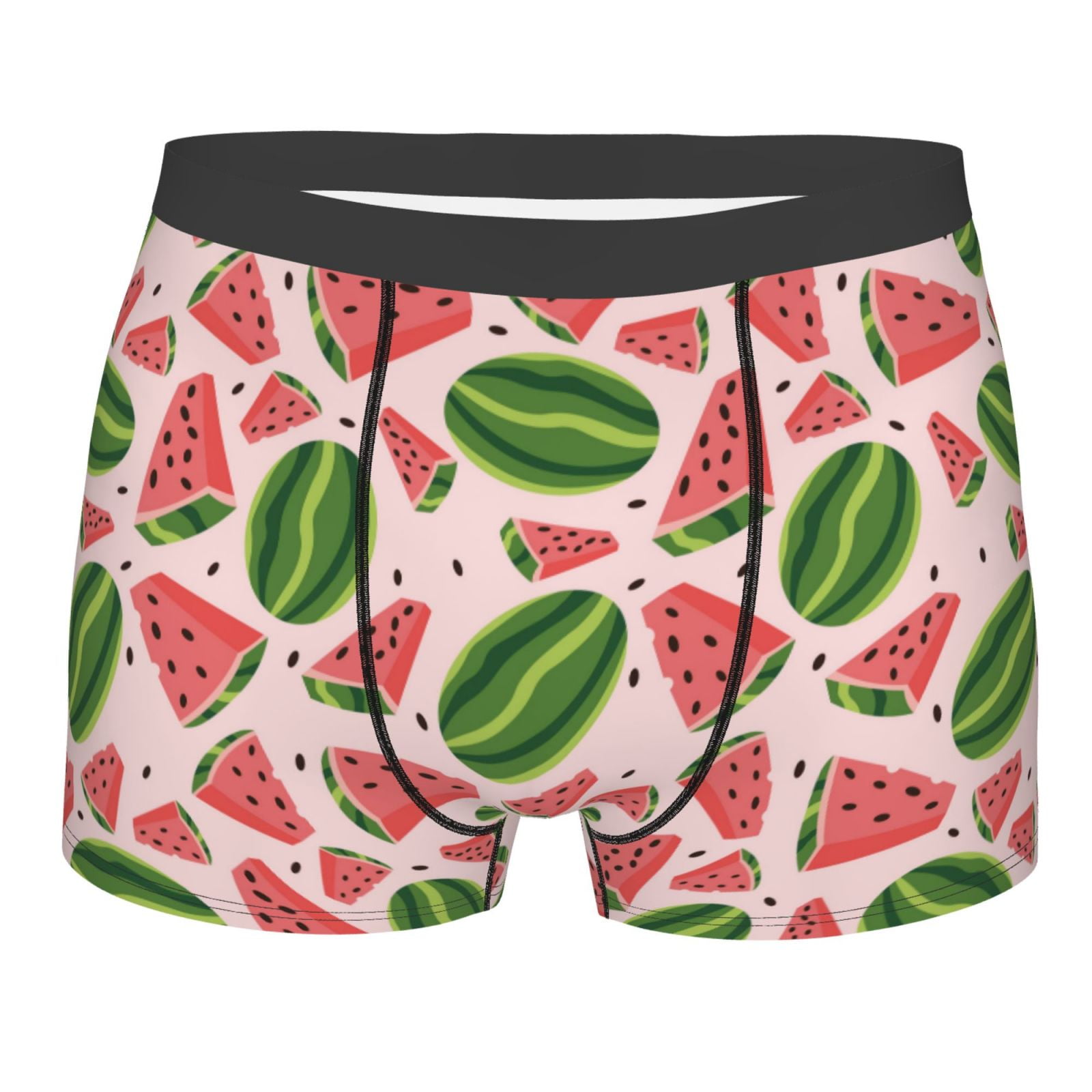 Naloa Watermelon Print Mens Underwear - Boxers for Men, Classic Briefs ...