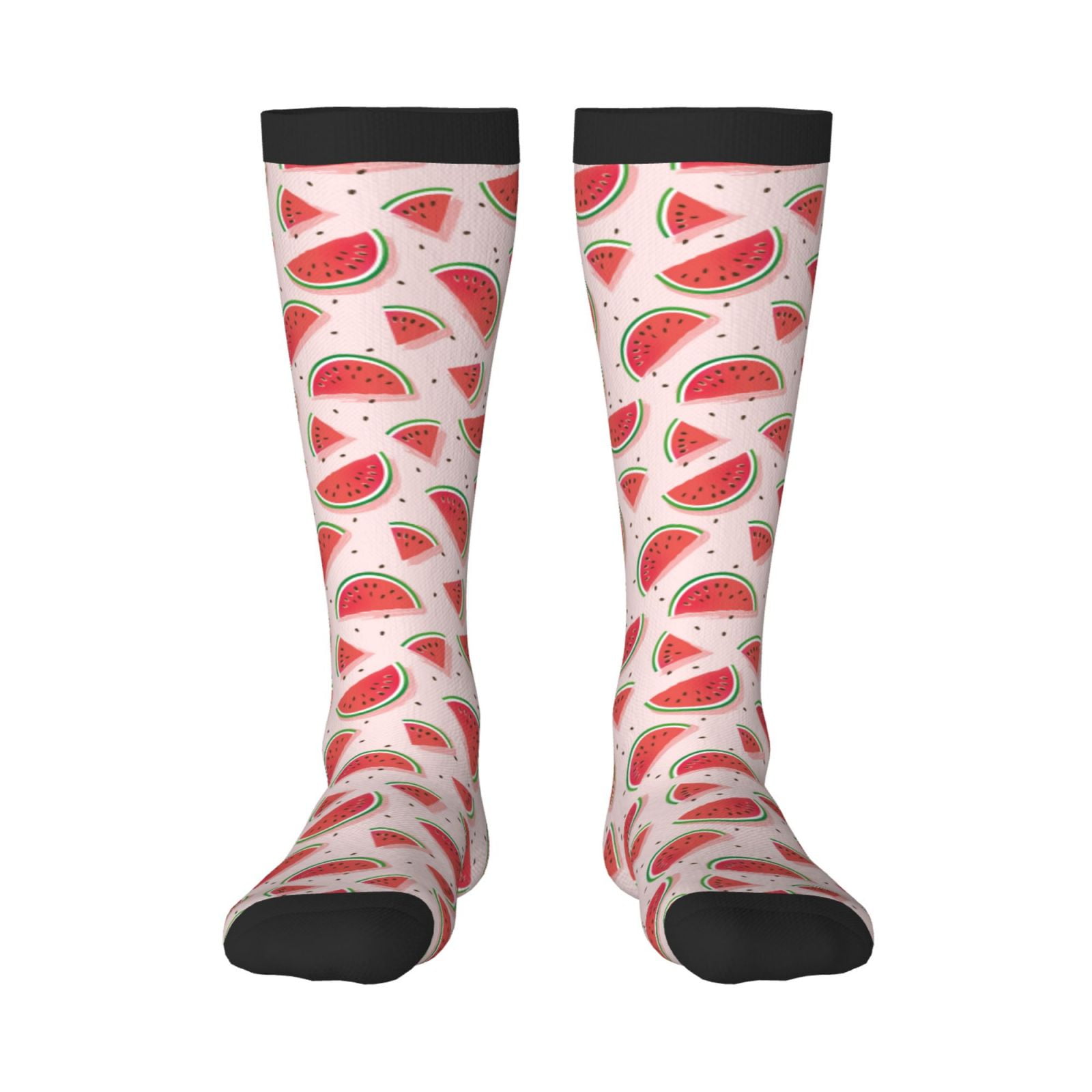 Naloa Watermelon Thigh High Socks Extra Long Stretchy Sock Women Over ...