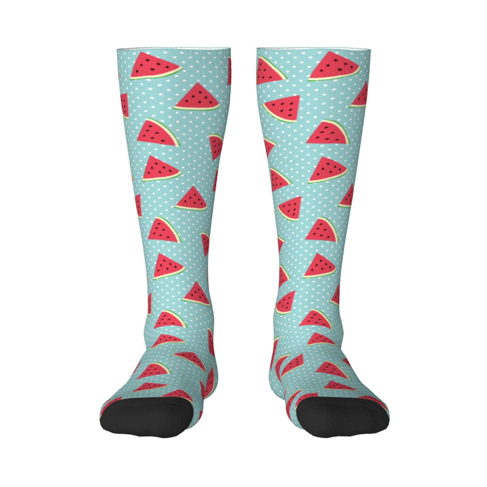 Naloa Watermelon Thigh High Socks Extra Long Stretchy Sock Women Over ...