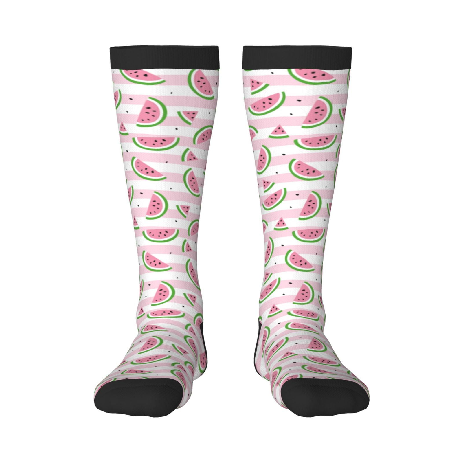 Naloa Watermelon Thigh High Socks Extra Long Stretchy Sock Women Over ...